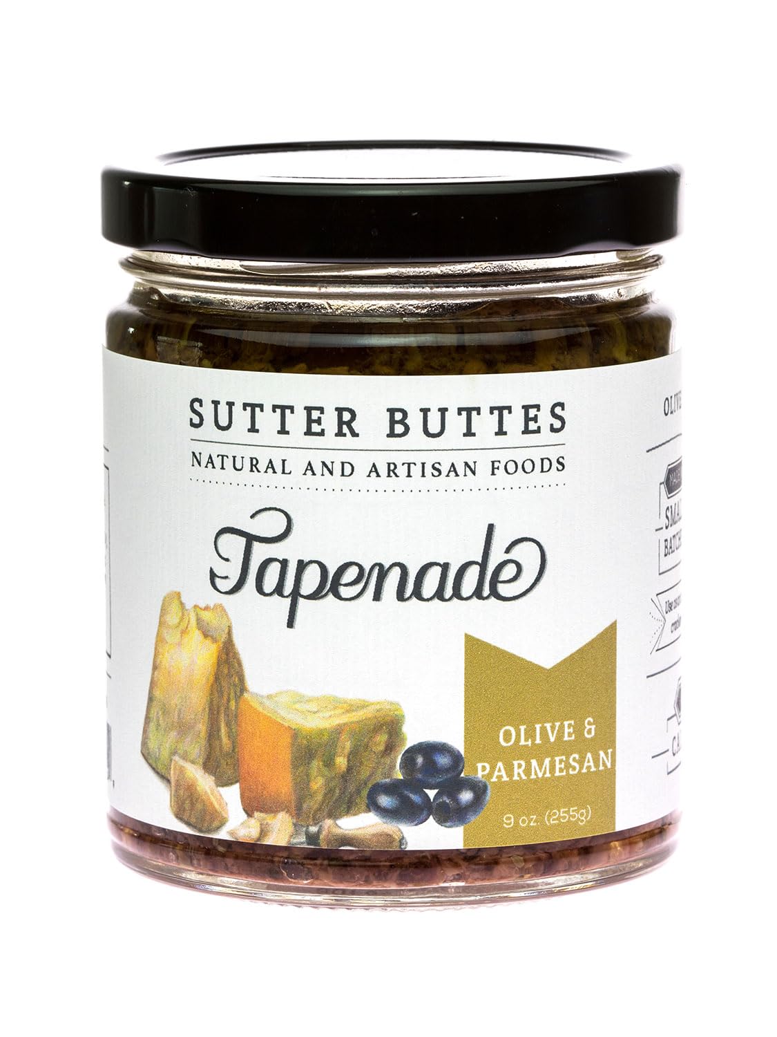 Amazon.com : Sutter Buttes Olive Tapenade Spread - 9 oz. Jar (Olive ...