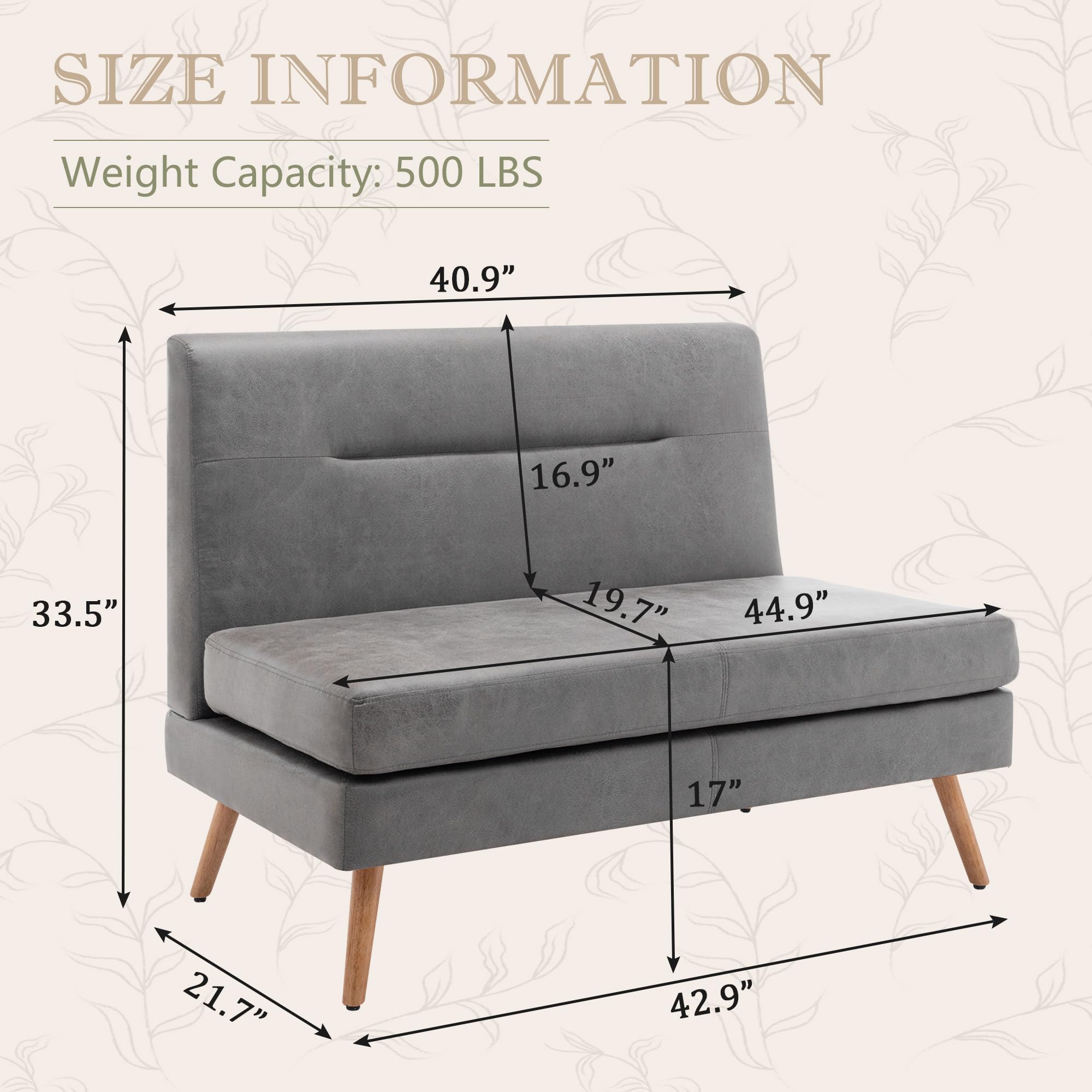 Sofa Bench Size