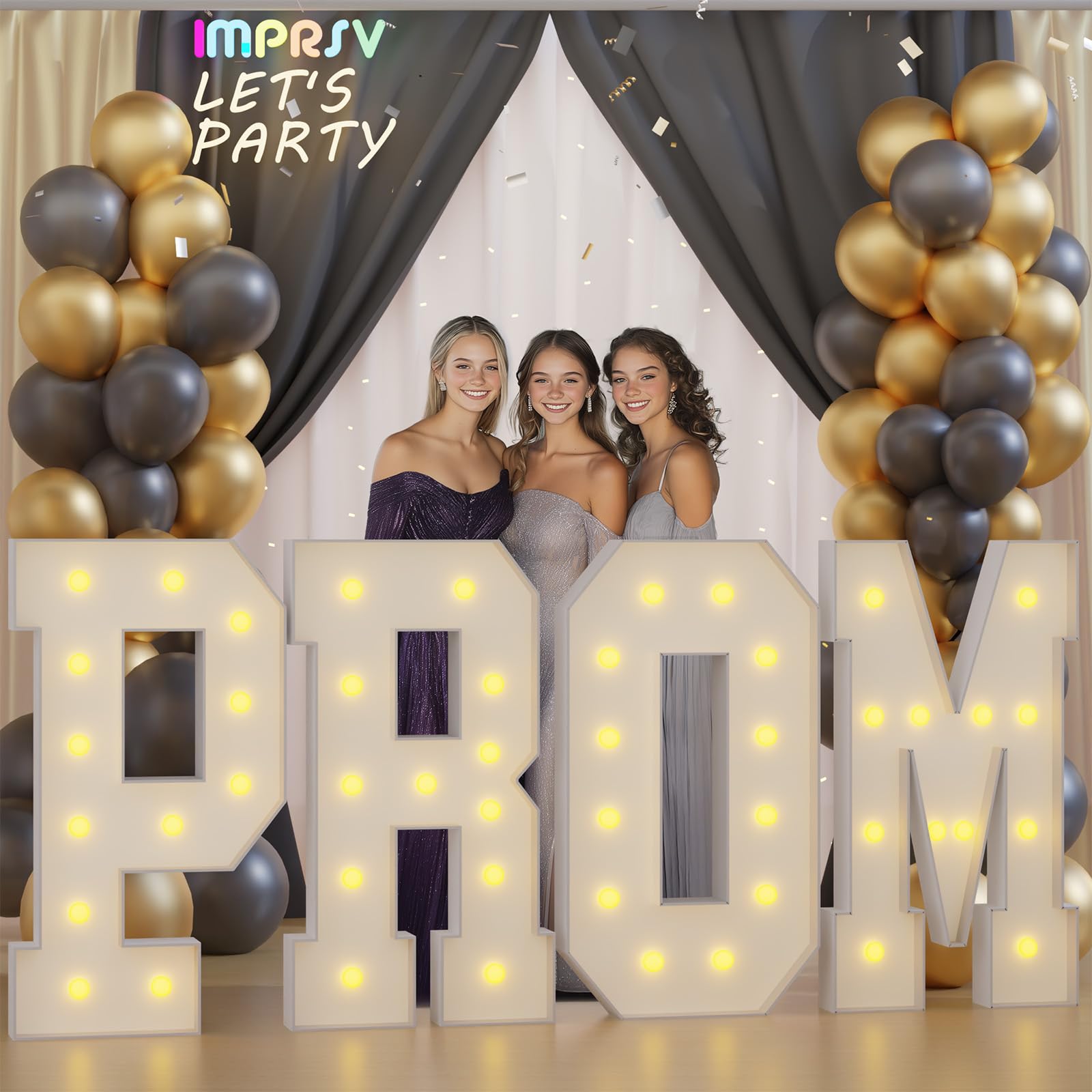 Snapklik.com : Graduation Decorations 2026, 4FT PROM Marquee Letters ...