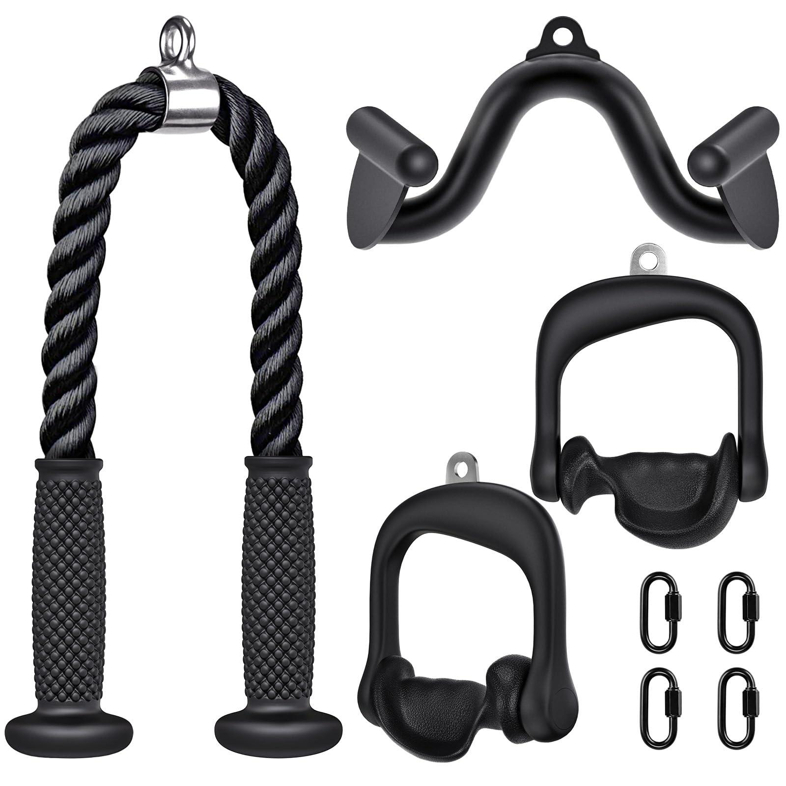 Snapklik.com : Kipika Cable Machine Attachment - 28" Nylon Tricep Rope ...
