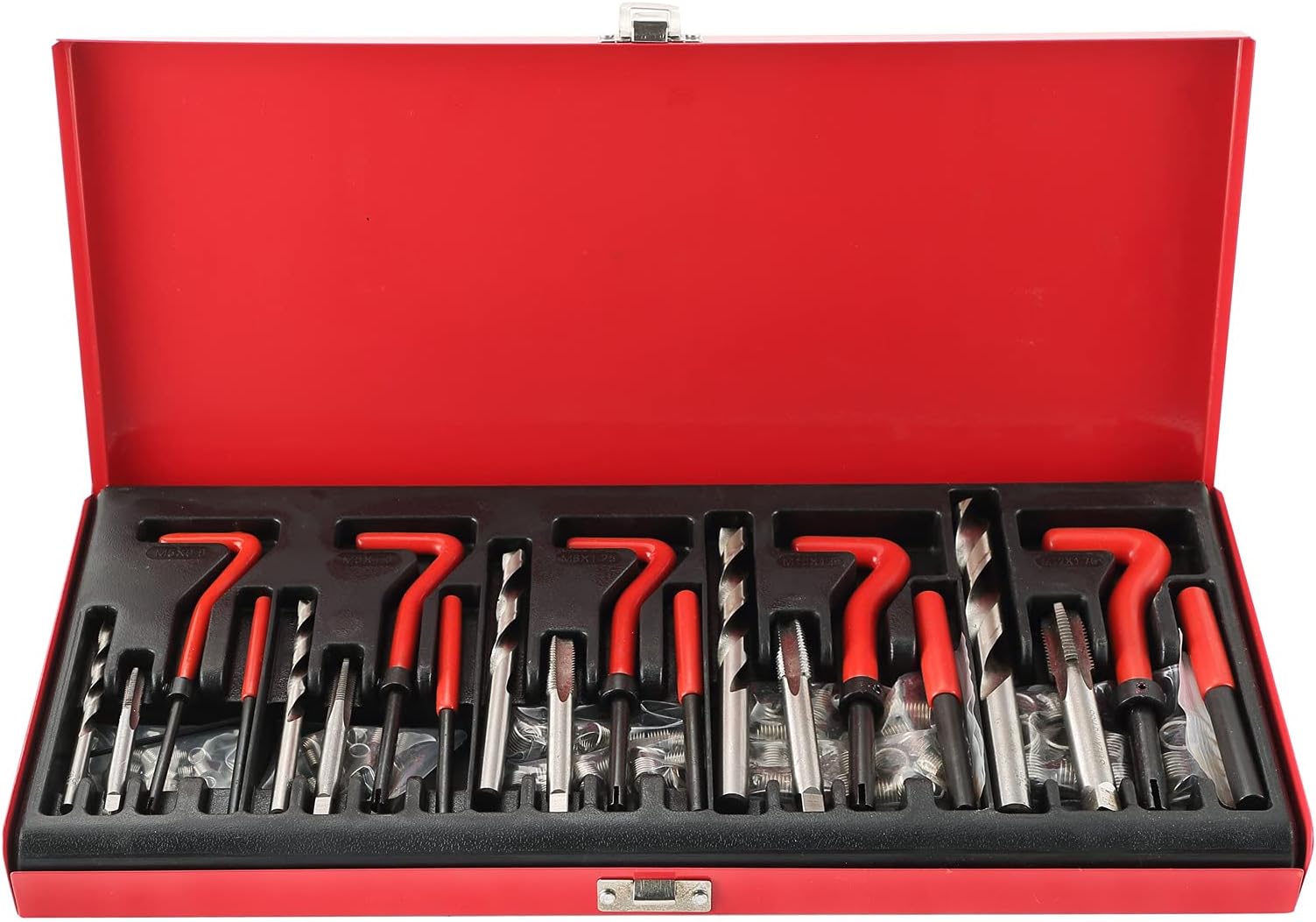 Amazon.com: Metric Thread Repair Tool Kit | HSS Drill Bits Taps ...
