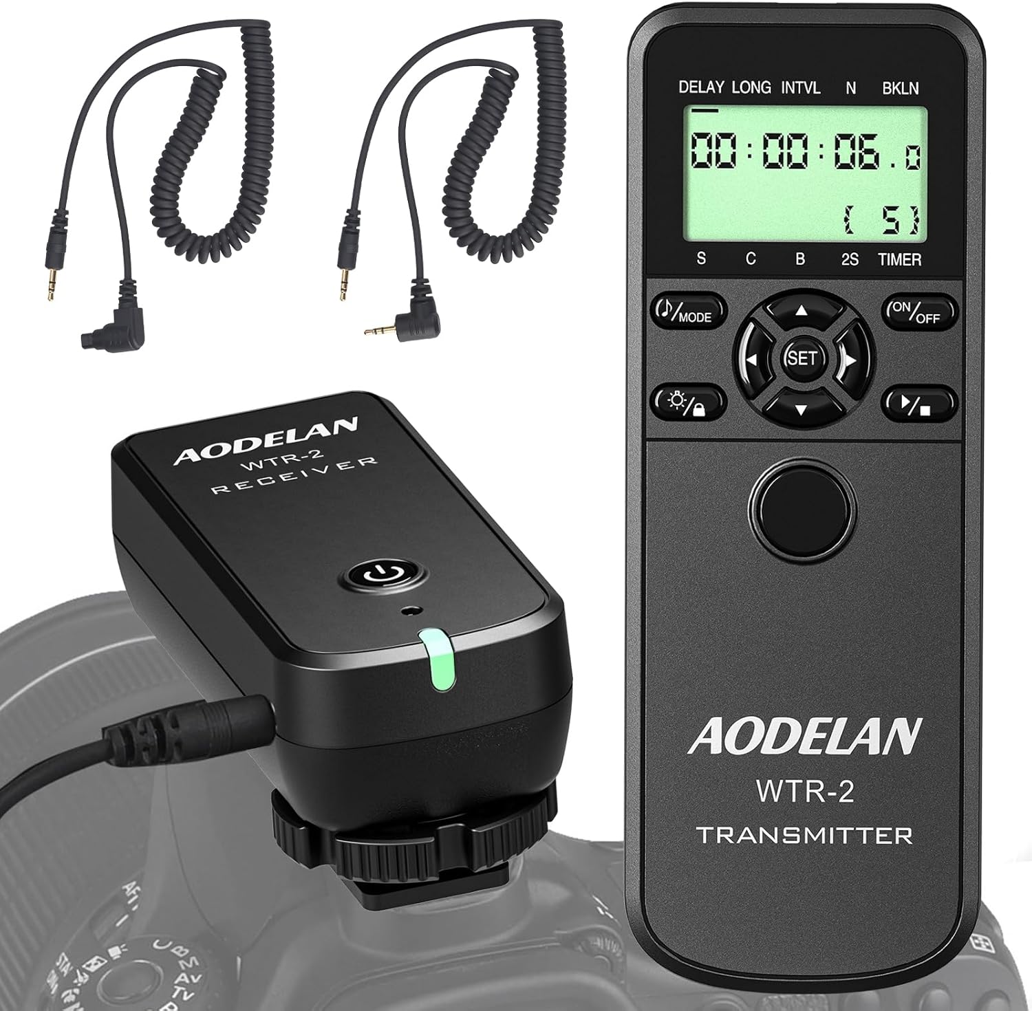 Amazon.com : AODELAN Wireless Remote Control Shutter Release Timer intervalometer for Canon EOS ...