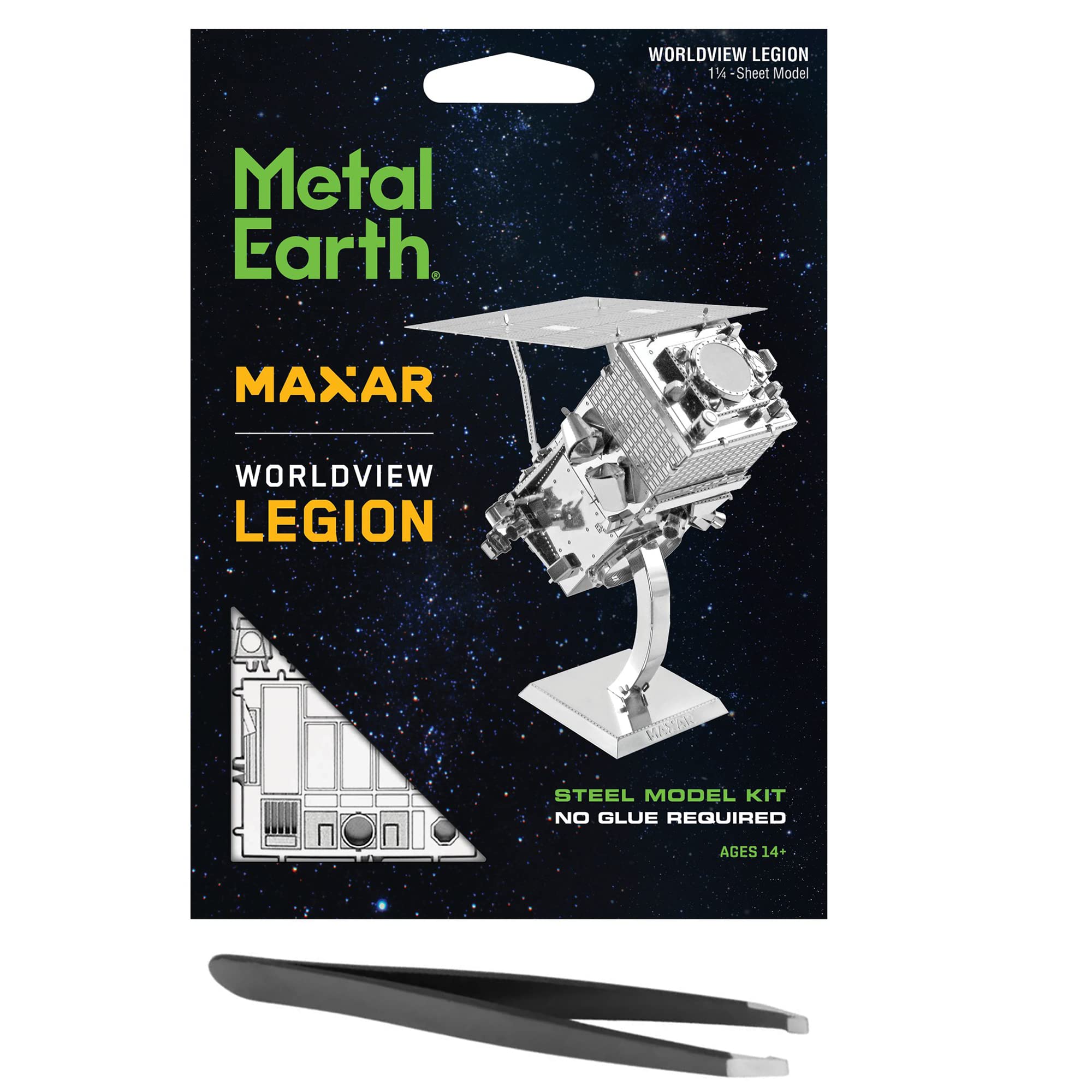 Amazon.com: Metal Earth MAXAR - Worldview Legion 3D Metal Model Kit ...