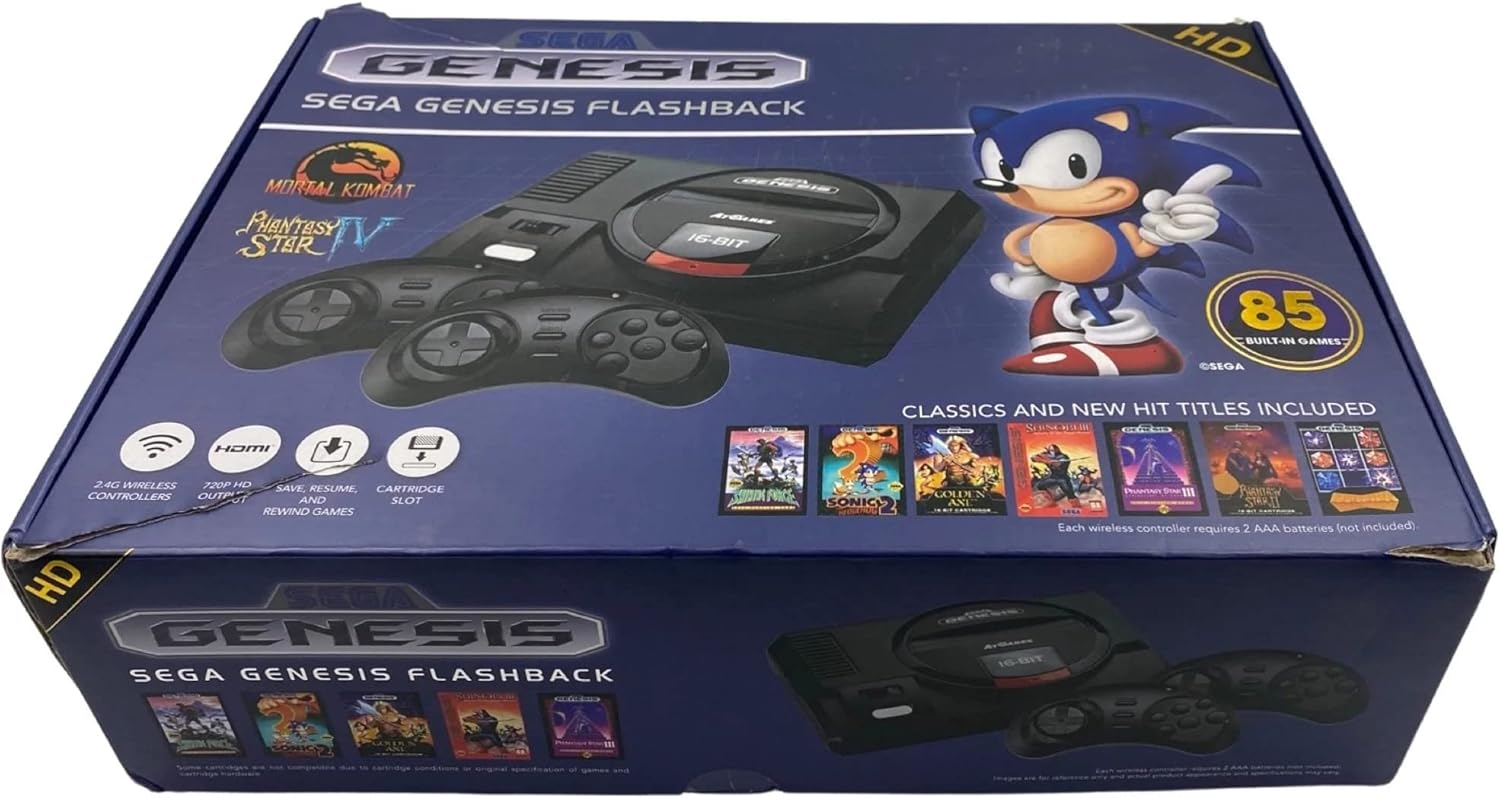Sega Genesis Flashback HD 2017 Console 85 Games Included: sega genesis ...