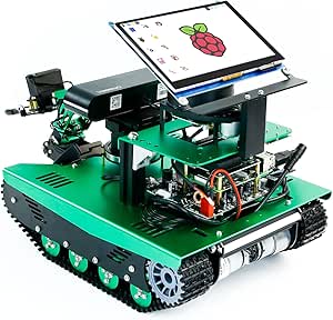 Yahboom Raspberry Pi Robotic Kit for Adults ROS Robot Arm Lidar Mapping ...