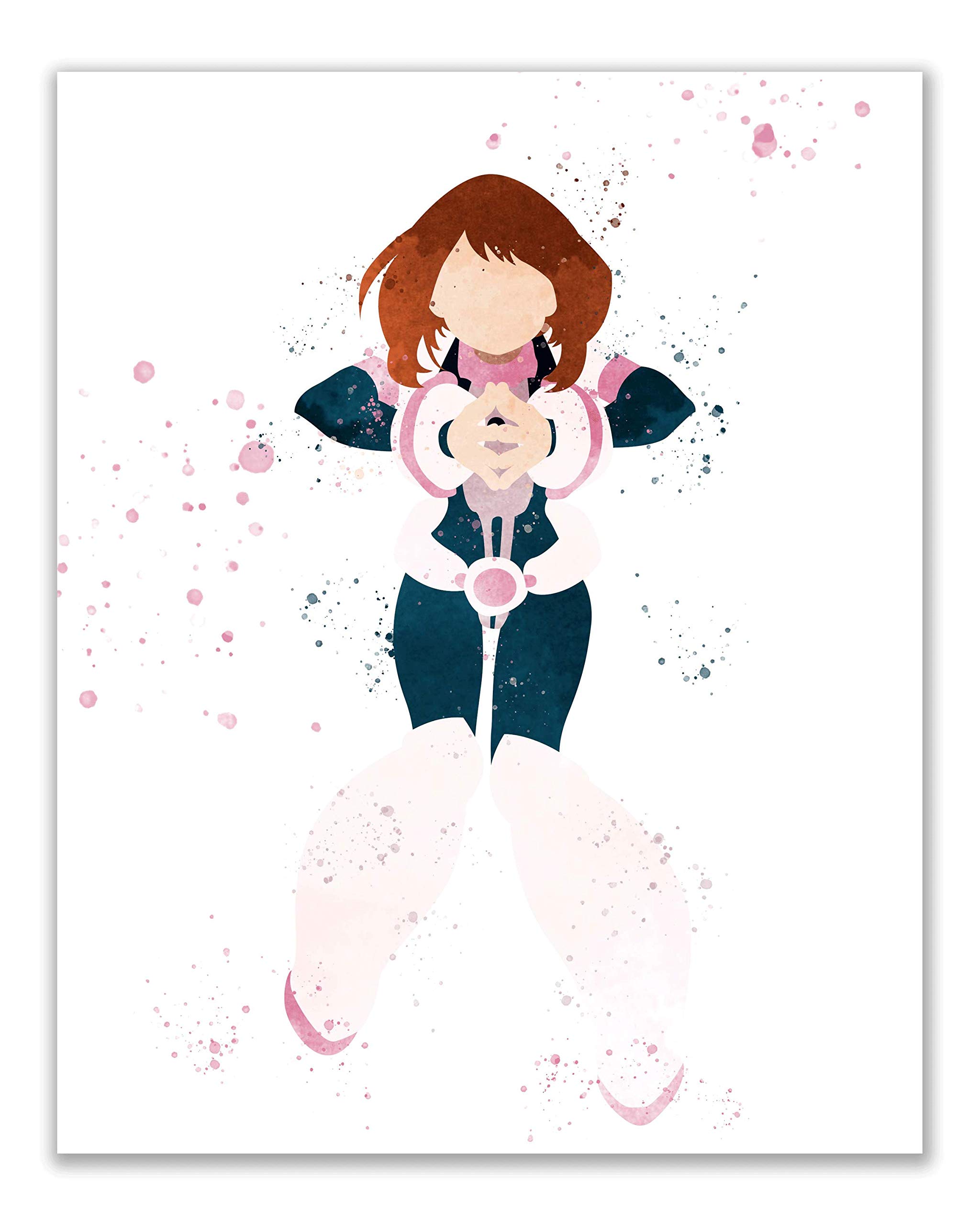 My Hero Academia Poster - Set of 7 (8x10) Watercolor Prints MHA Anime ...