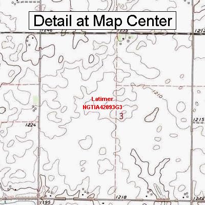 Amazon.com : USGS Topographic Quadrangle Map - Latimer, Iowa (Folded ...
