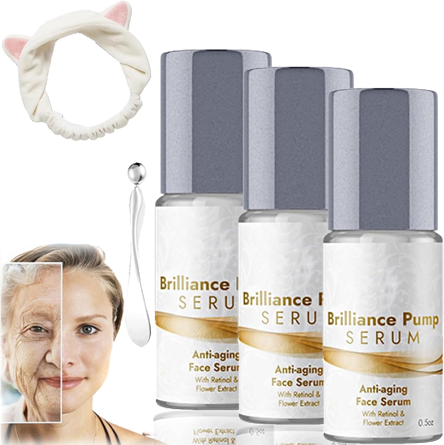 Amazon.com: Brilliance Pump Serum,Brilliance Face Serum,Brilliance Pump ...