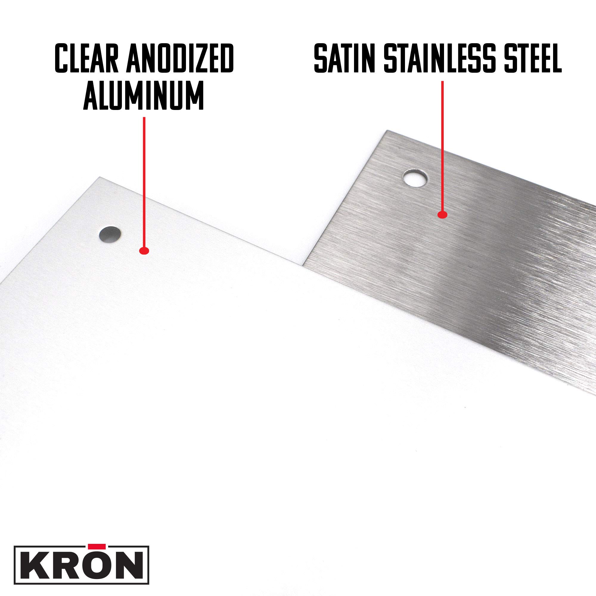 Door Kick Plate - Clear Anodized Aluminum Door Kick Plate 8 X 34 ...