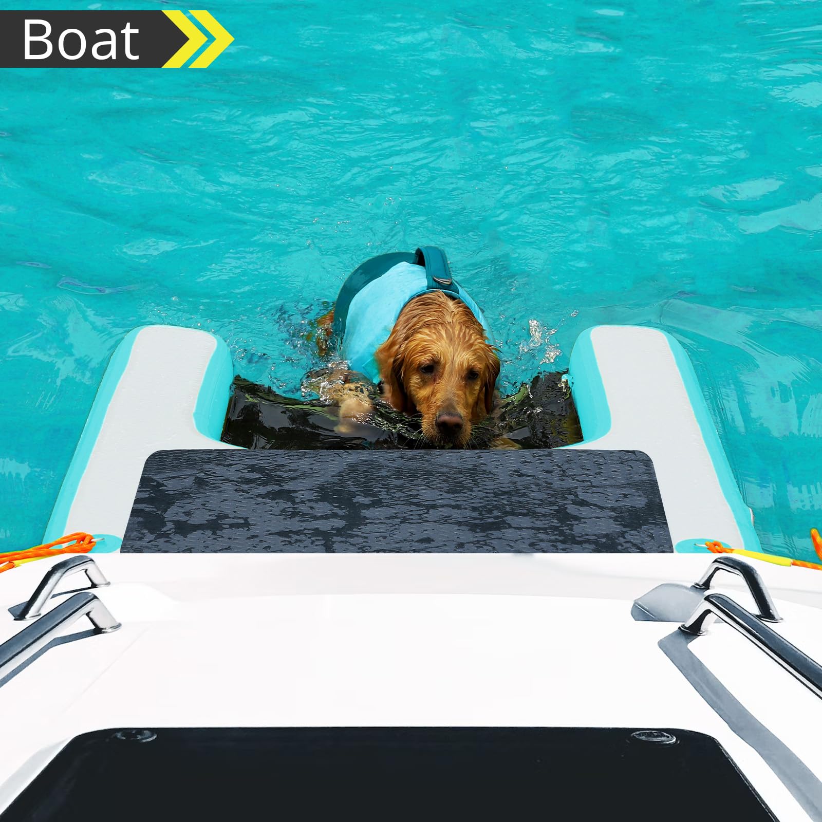 Snapklik.com : Inflatable Dog Water Ramp Extra Large Float Floating ...