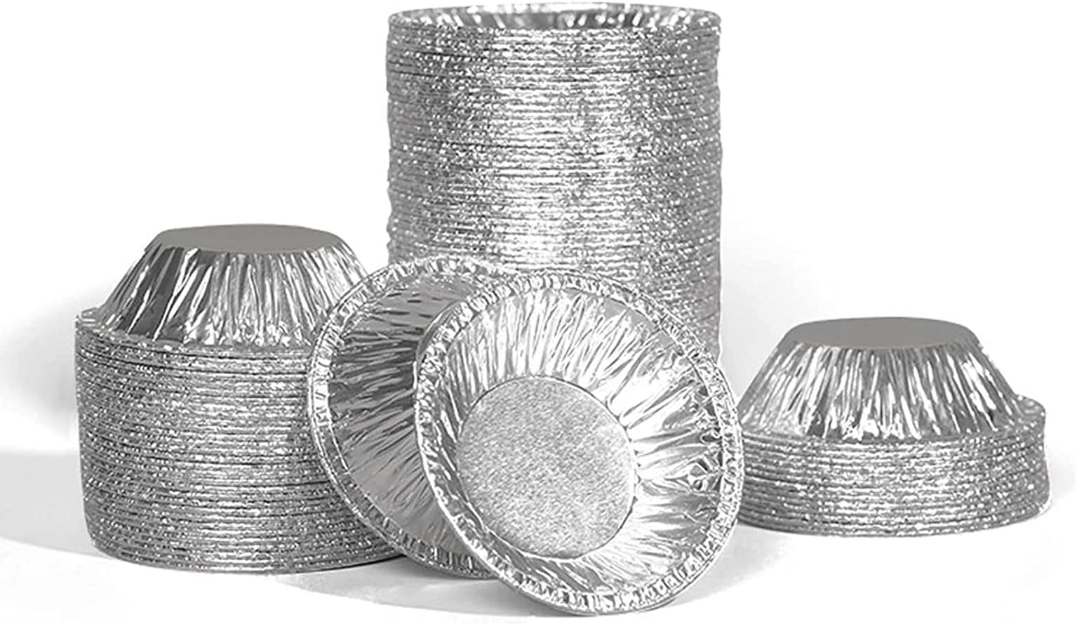 Jagowa 100 Pcs Foil Trays - Tart, Muffin, Bun, and Egg Tart Cases ...