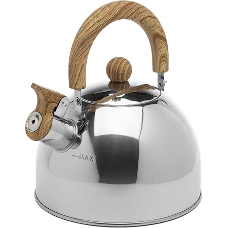 Amazon.com: Mr. Coffee Quentin 1.5 QT Enamel On Steel Tea Kettle w/Wood ...