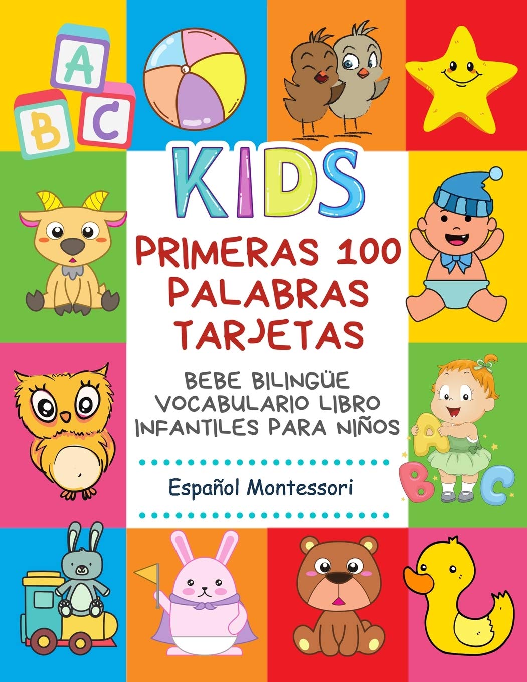 Primeras 100 Palabras Tarjetas Bebe Bilingue Vocabulario Libro ...