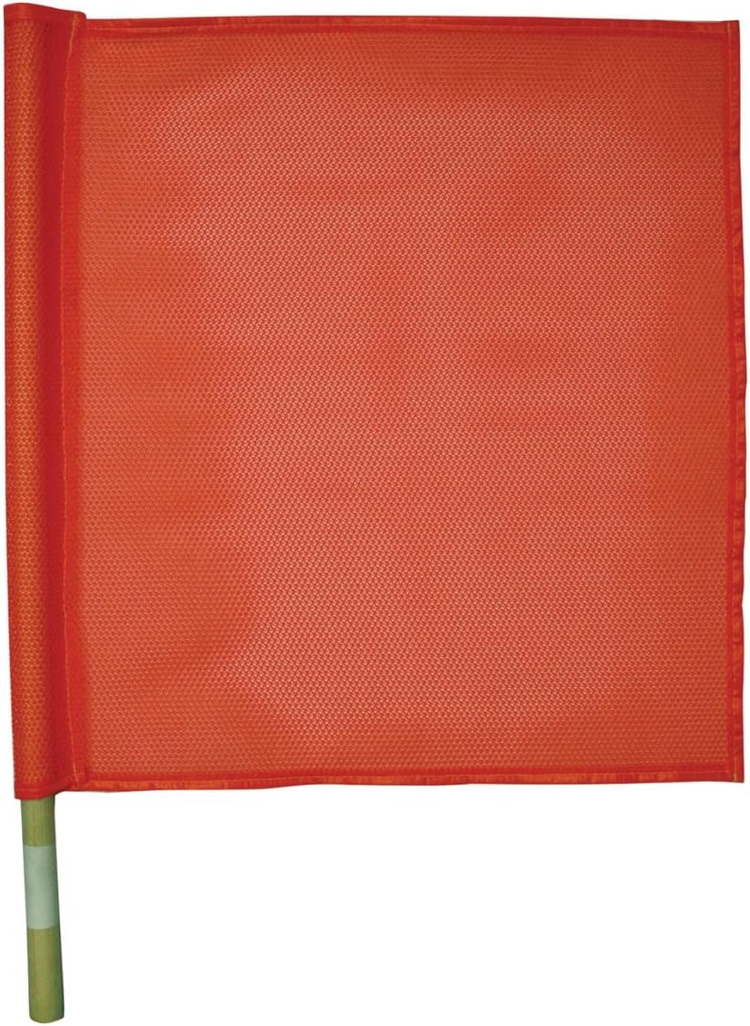 Amazon.com: CH Hanson 55200 Traffic Flag, Mesh, Red, 24 inch Handle ...