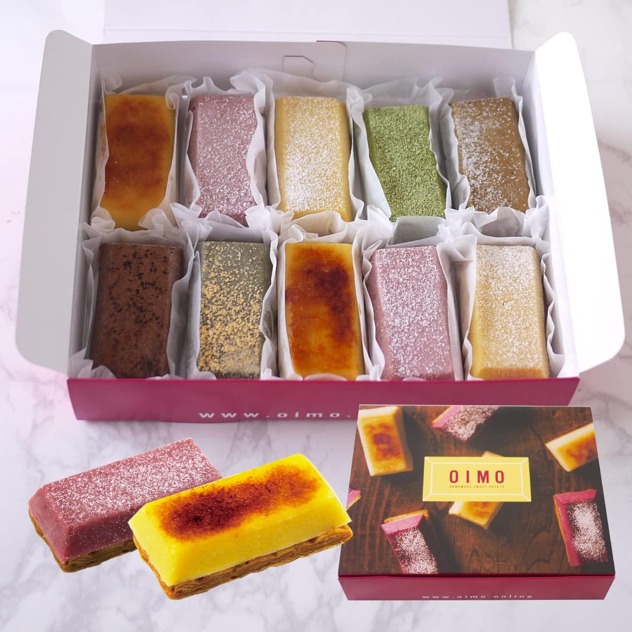 Amazon.co.jp: OIMO 生スイートポテト 詰め合わせ (定番, 10個) : 食品・飲料・お酒