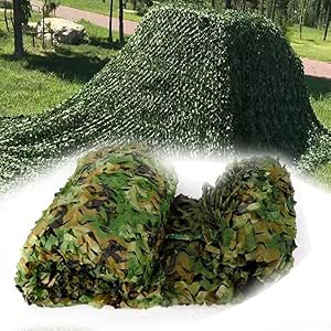 Amazon.com: NILZA Jungle Camouflage Net Military Camo Net 6.5x10ft ...
