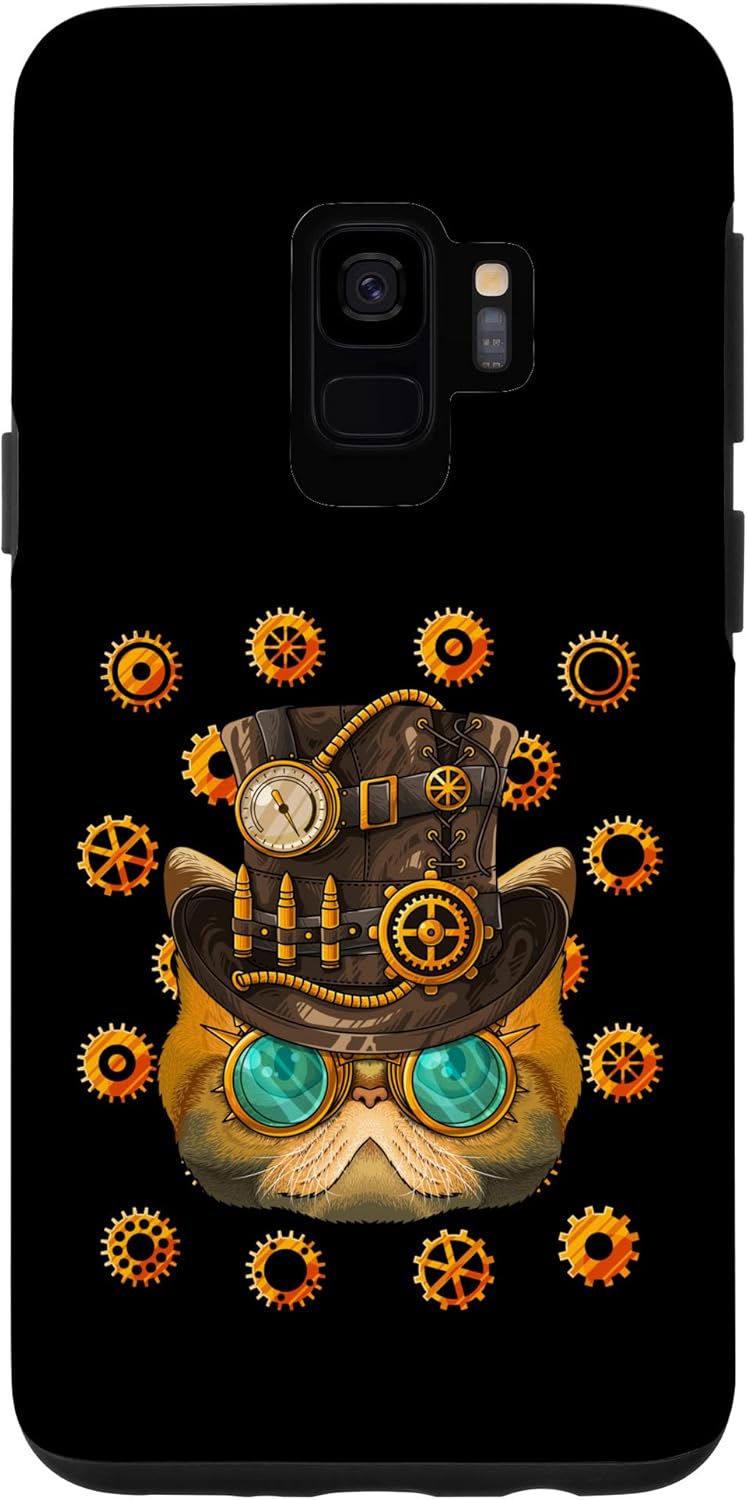 Amazon.com: Galaxy S9 Steampunk Exotic Shorthair Medieval Victorian ...