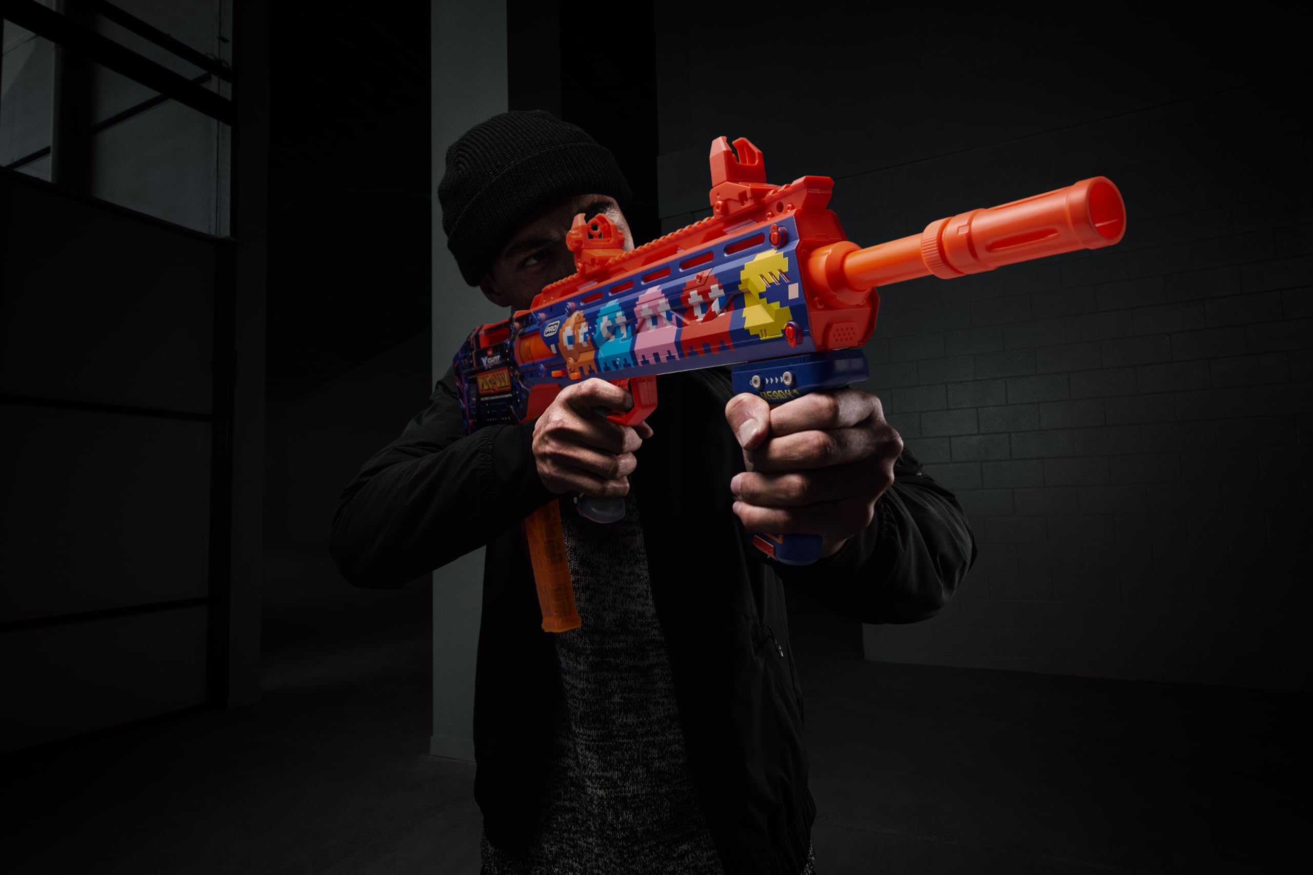 Snapklik.com : XSHOT Skins Pro Series 1 Pac-Man Long Shot Blaster By ZURU