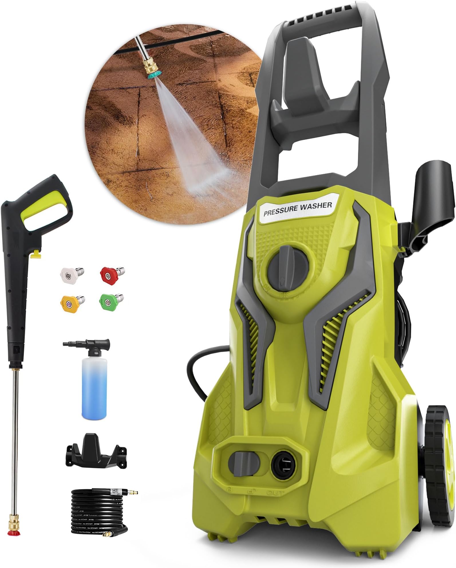 Amazon.com : Power Washers Electric Powered - 4000 PSI 2.6 GPM High ...