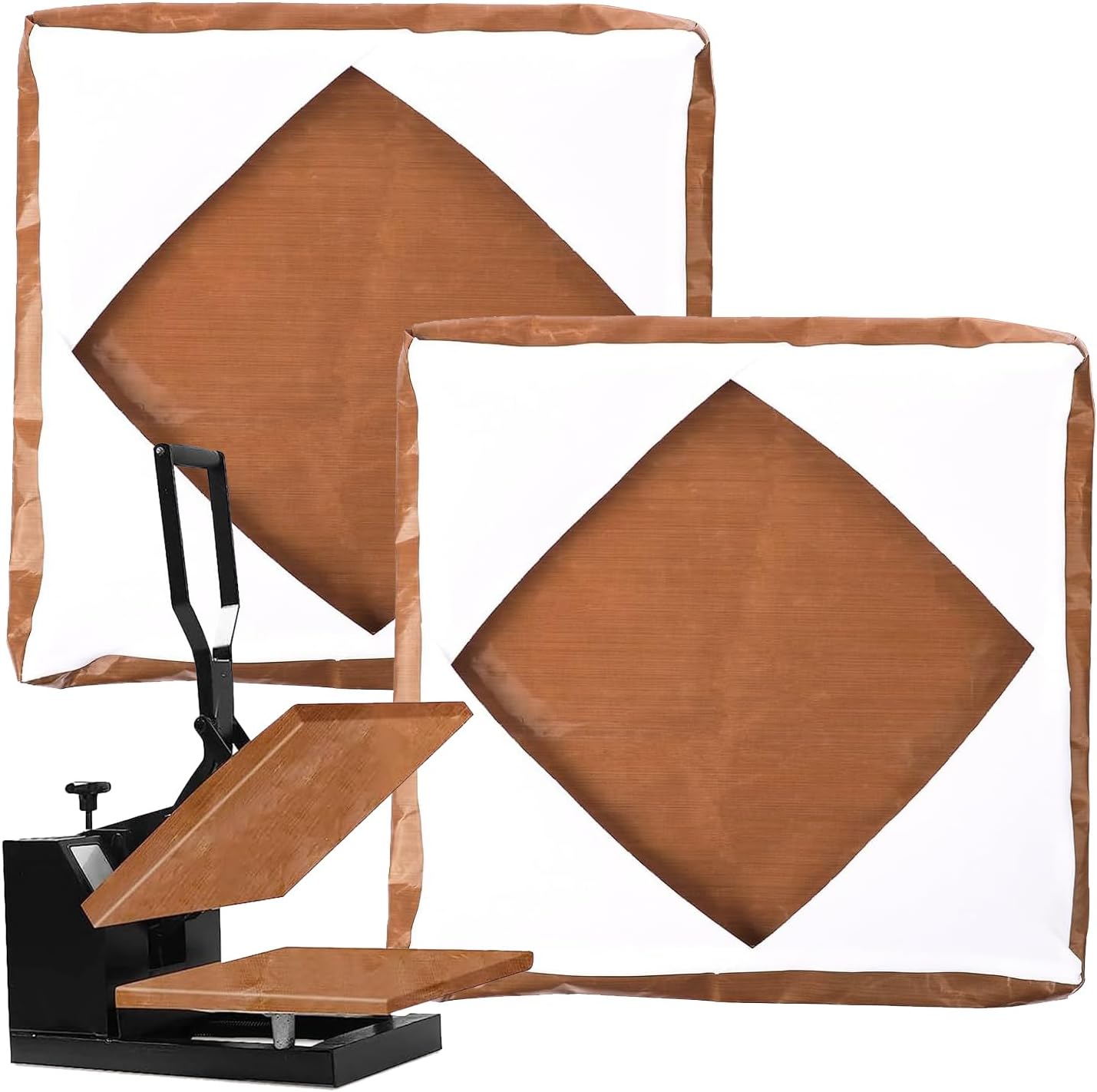 Amazon.com: CZHYINB 2 Pcs Wrap Cover for Heat Press Platen, 15 x 15 ...