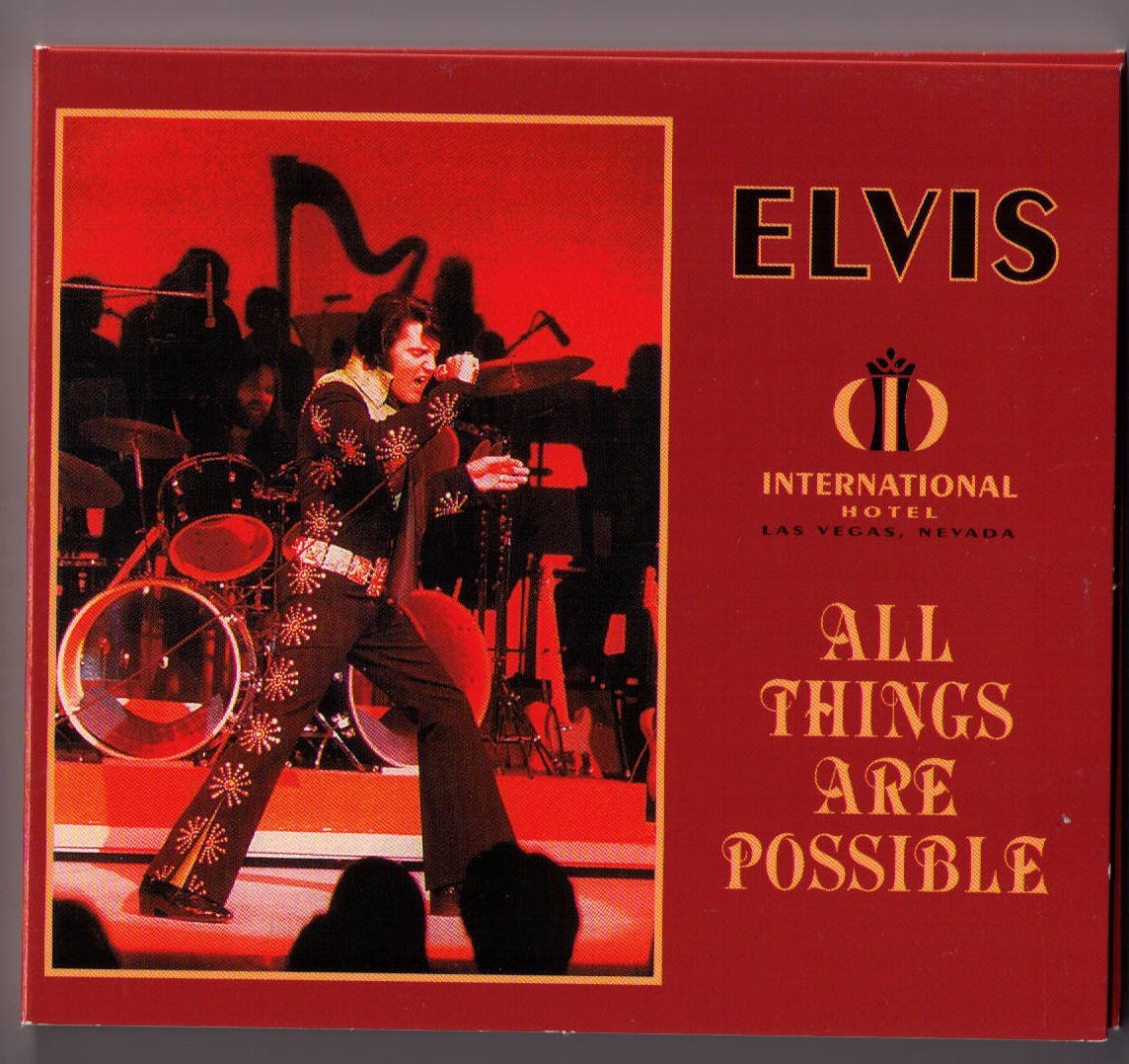 Elvis Presley CD - All Things Are Possible - Digipack - Elvis Presley ...