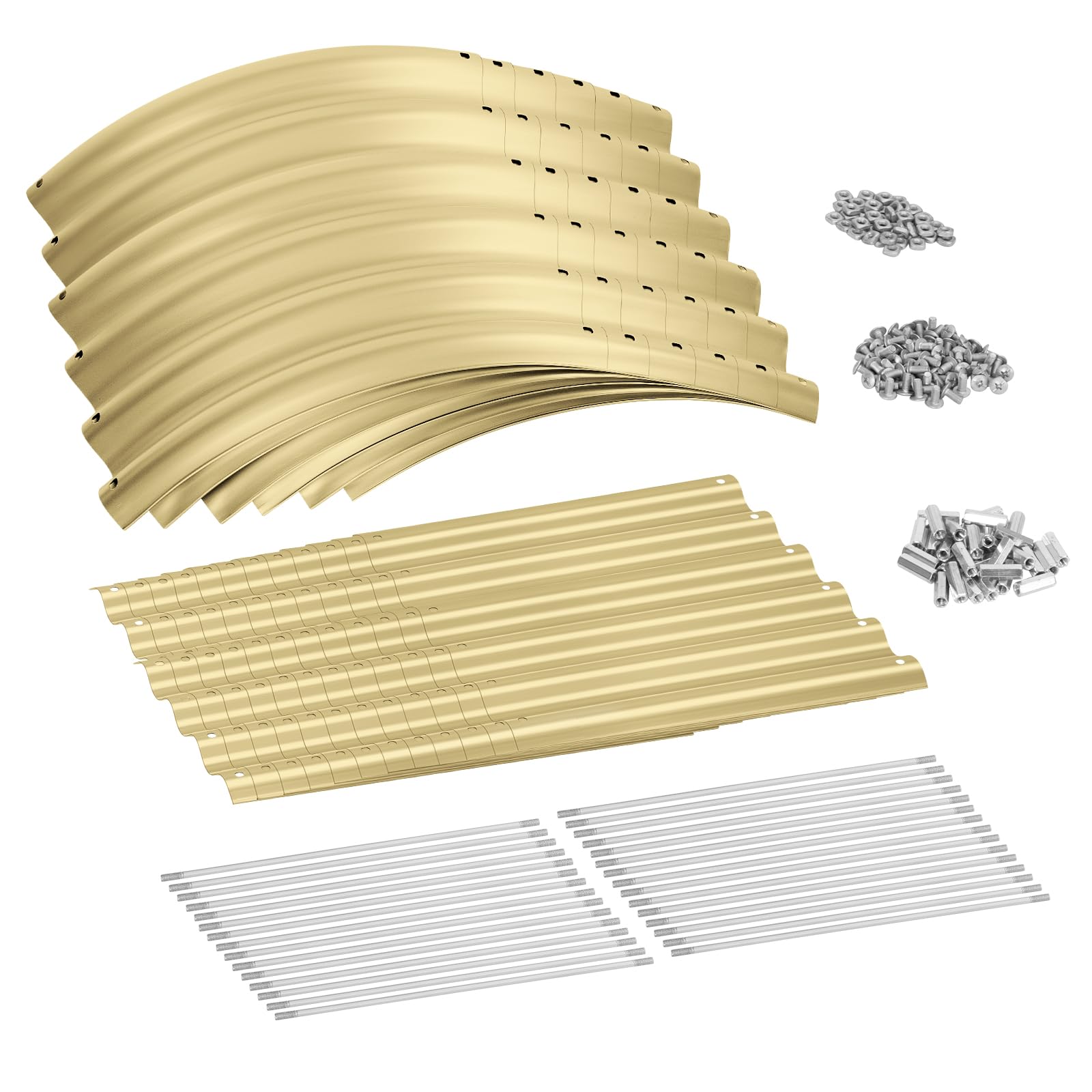 Snapklik.com : Land Guard 821.5ft Galvanized Raised Garden Bed Kit