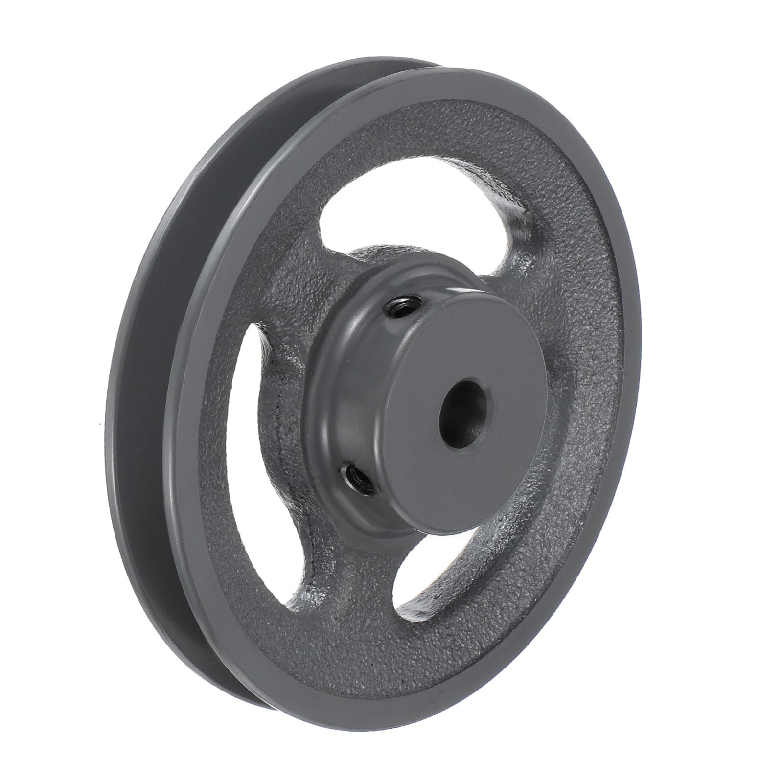 uxcell AK51-1/2 V-Belt Sheave 1/2"Bore 4.95"OD Single Groove Web Sheave ...