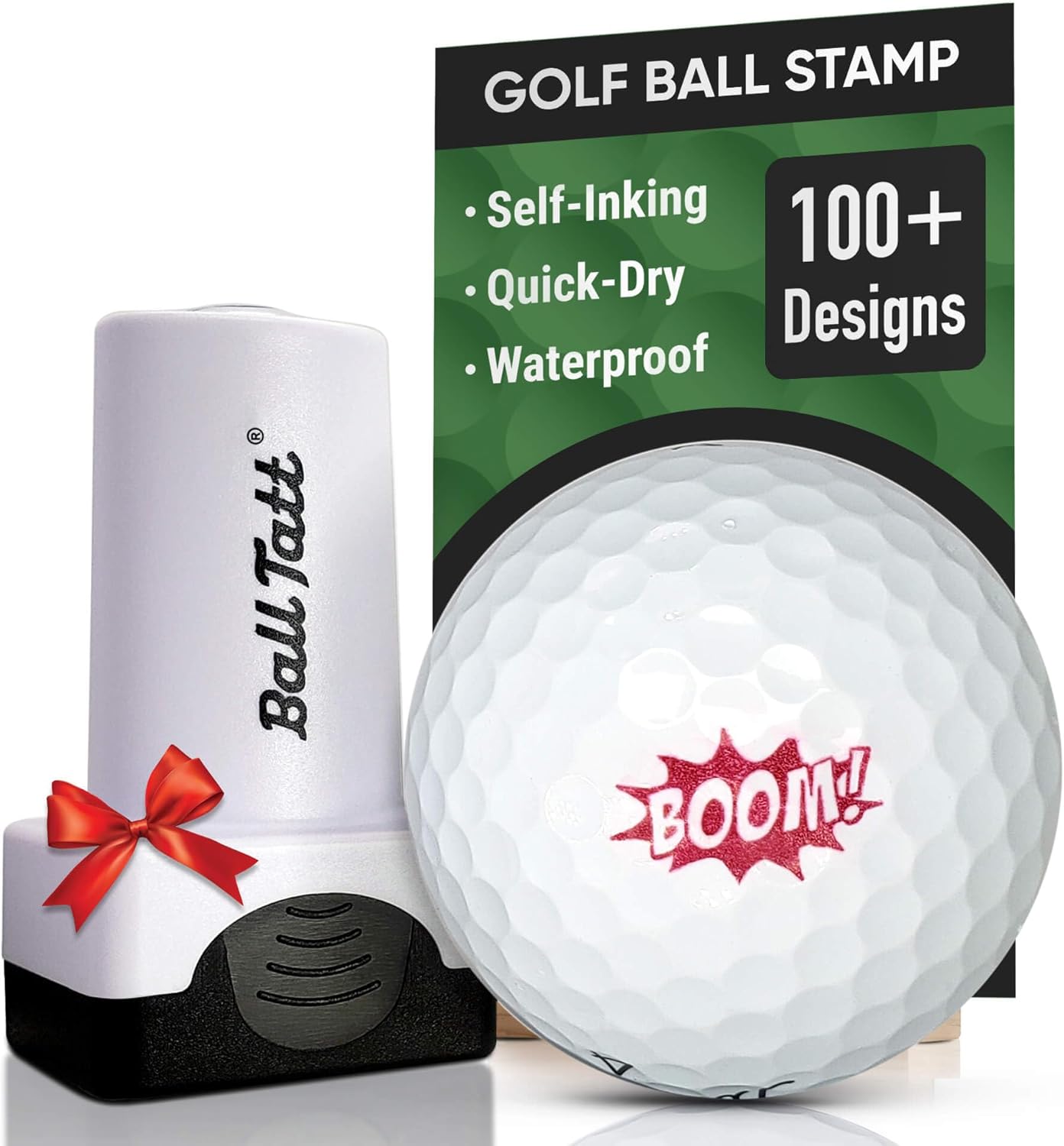 Ball Tatt - Boom Golf Ball Stamp, Golf Ball Stamper, Self-Inking Golf ...