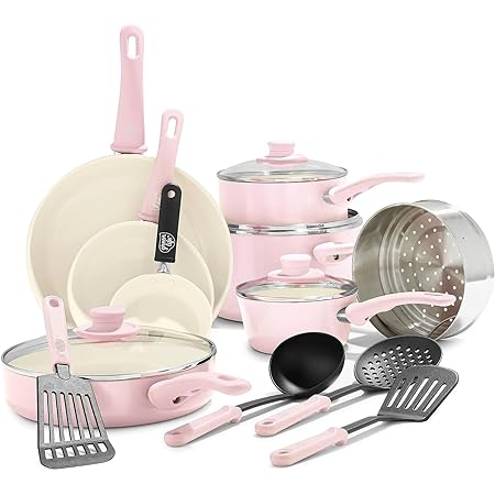 Amazon.com: Kithcen Utensil set 46 Cooking Utensils set Nylon and ...