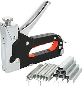 com-four® hand tacker with accessories, powerful tool tacker with ...