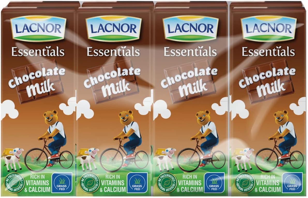 Lacnor Flavoured Milk Chocolate 8 x 180ml : Amazon.ae: Grocery