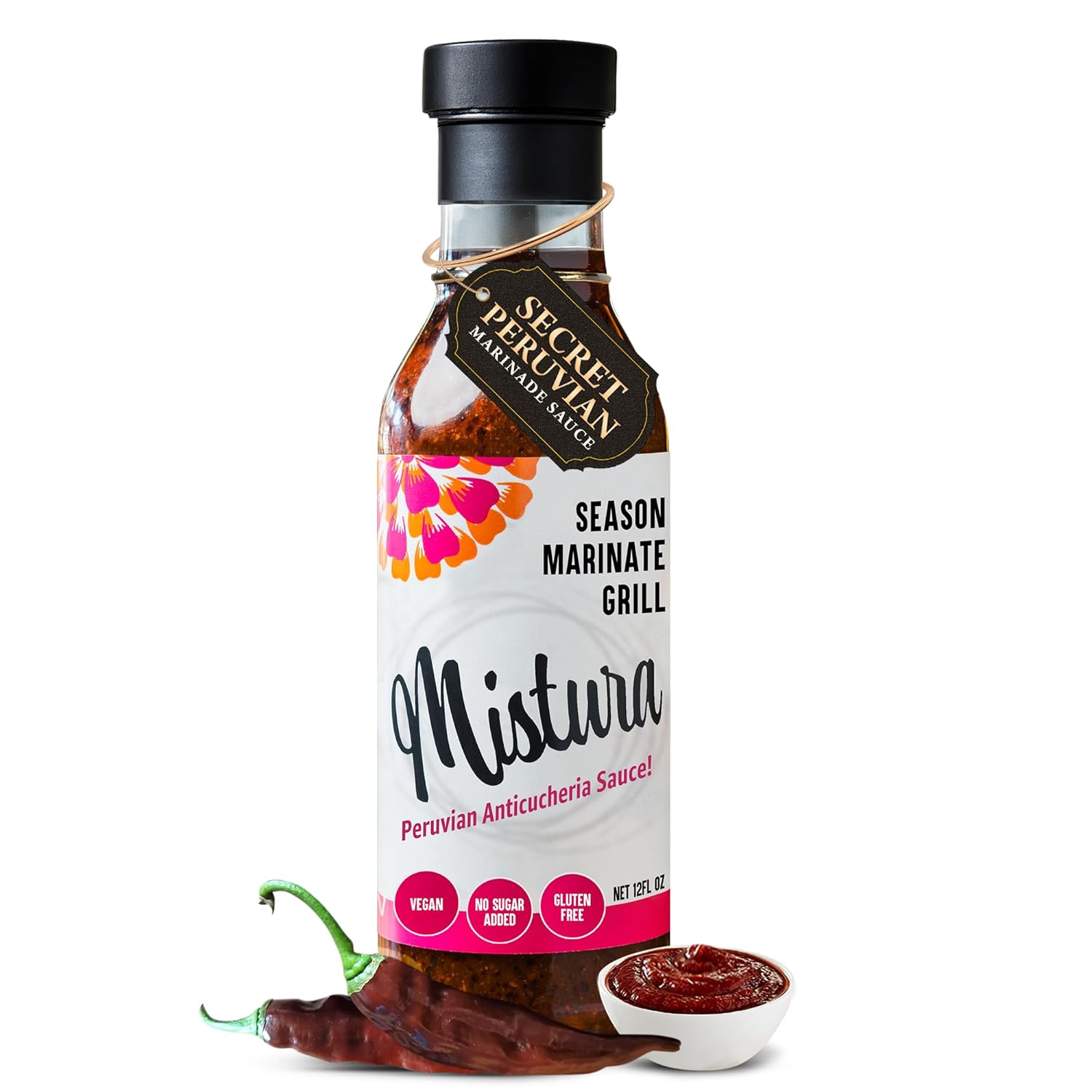 Amazon.com : Mistura Peruvian Anticucheria Secret Sauce – Aji Marinade ...