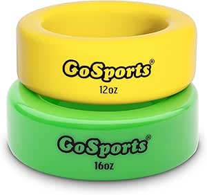 GoSports Baseball and Softball Bat Weights - 2 Pack Baseball Donuts ...