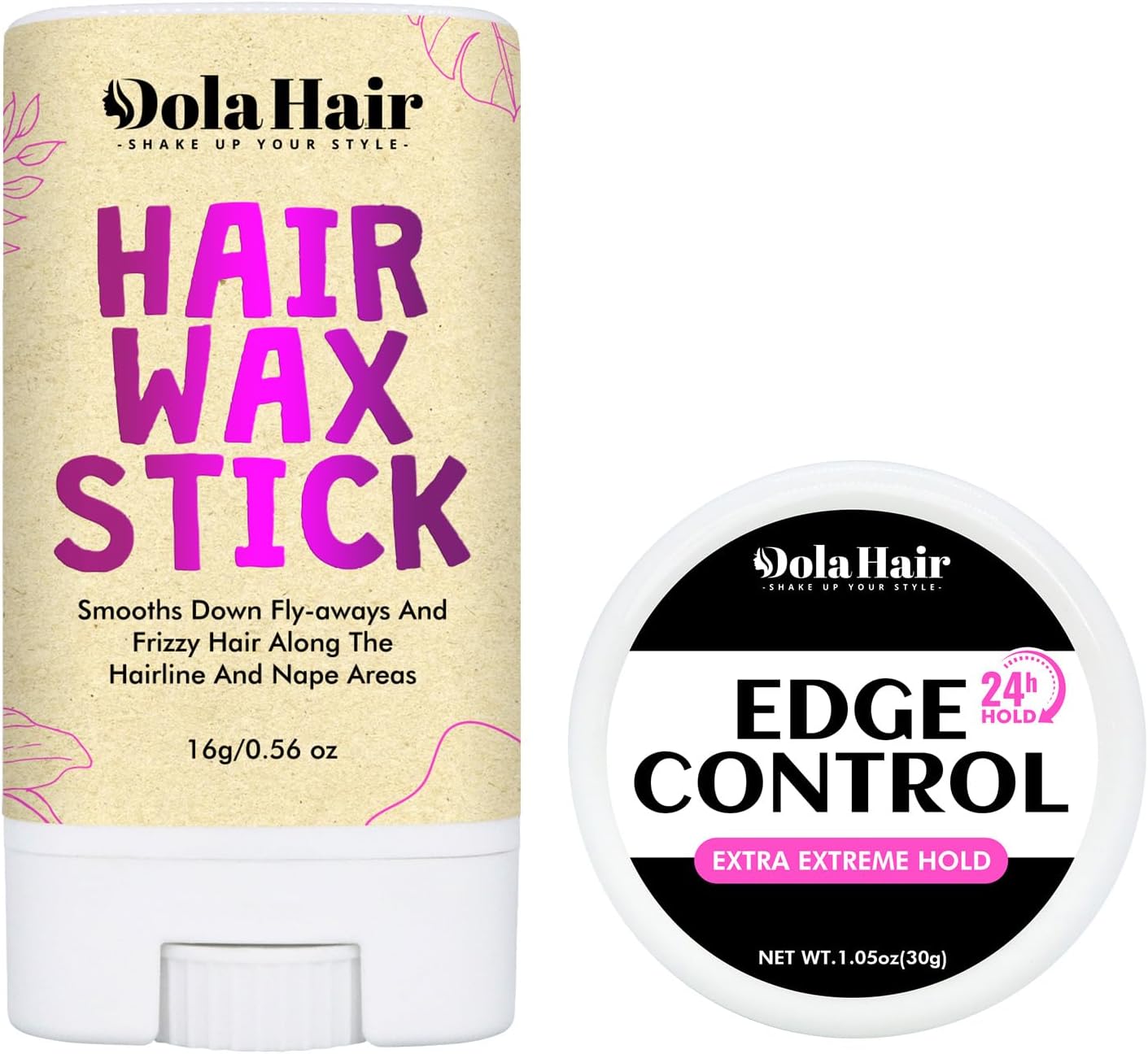 Amazon.com: Slick Back Hair Brush, Hair Wax Stick 4Packs - Taming ...