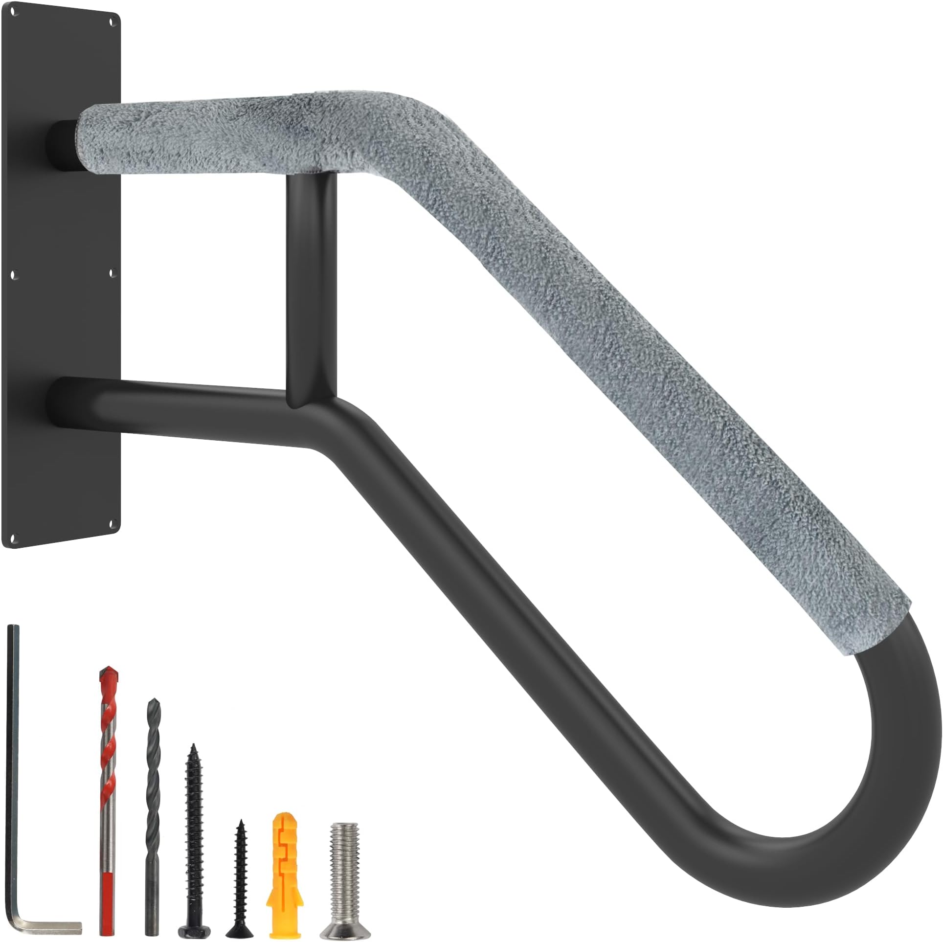 VEVOR Handrails for Outdoor Steps, 29" Length Wall Mount Safety ...