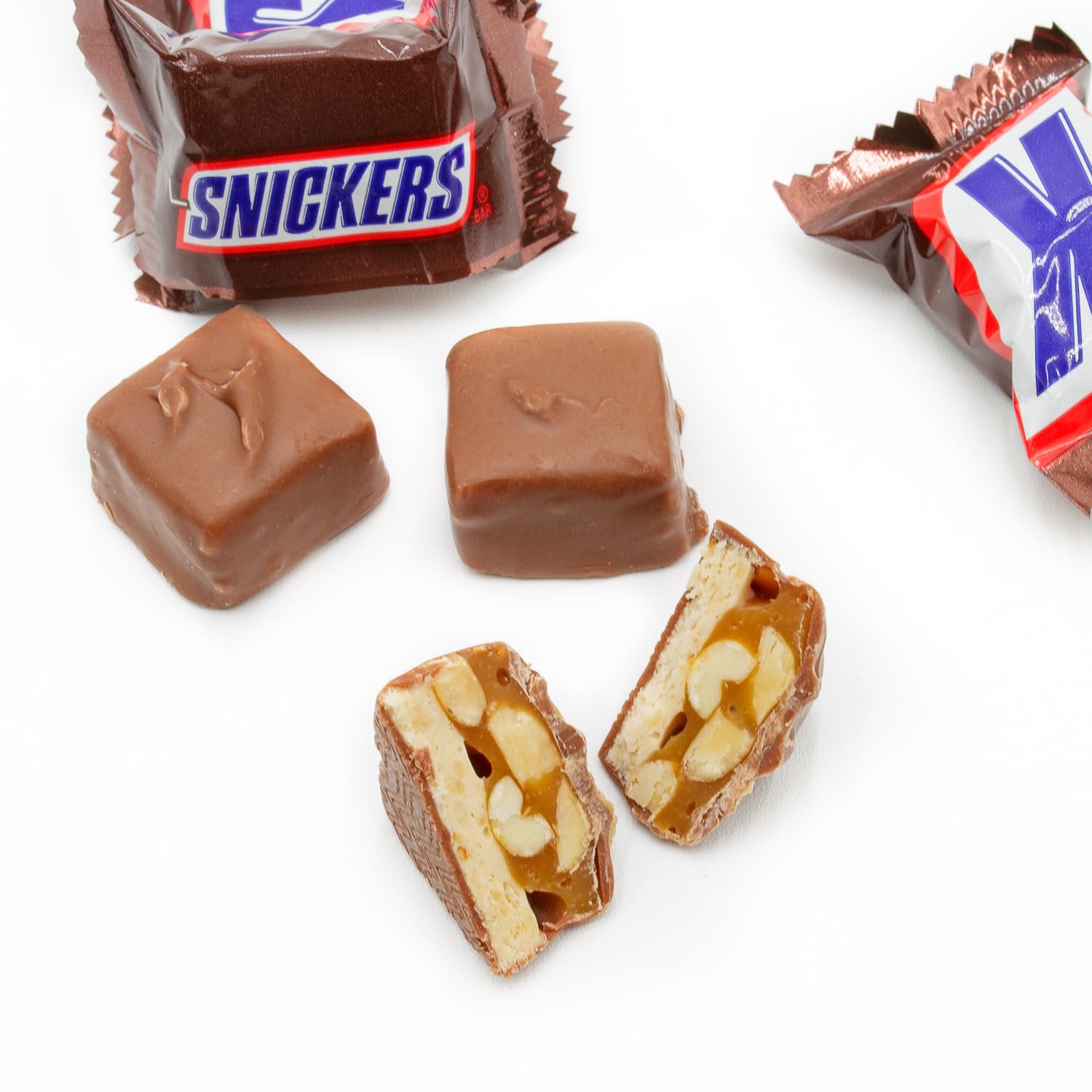 Snapklik.com : SNICKERS MINIS Milk Chocolate Candy Bars 1 Lb Bulk Bag ...
