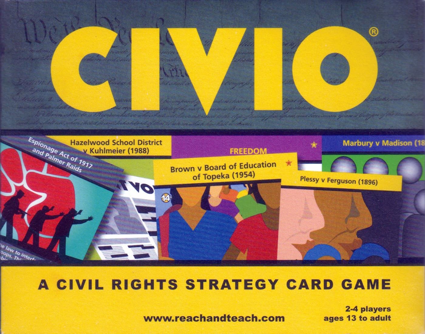 CIVIO: A Civil Rights Strategy Card Game (Reach and Teach): Reach And ...