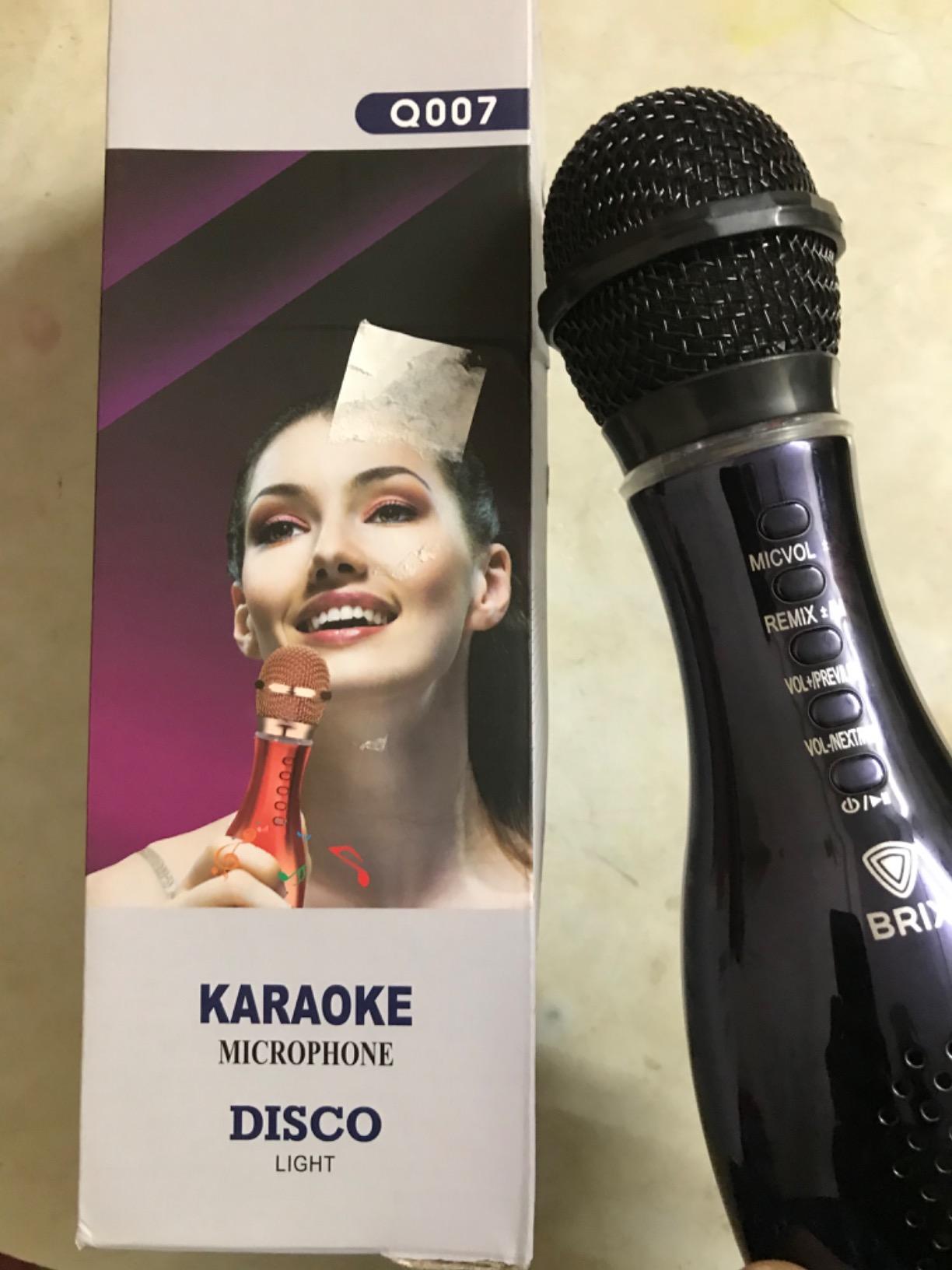 BRIX Portable Wireless Microphone Bluetooth Speaker Bowling Shape Smart ...