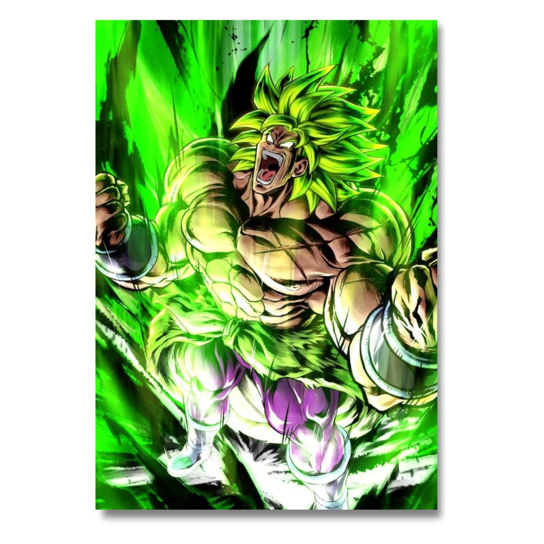 Broly | Dragon Ball Z Posters for Wall | A3 and A4 sizes | 400 GSM ...