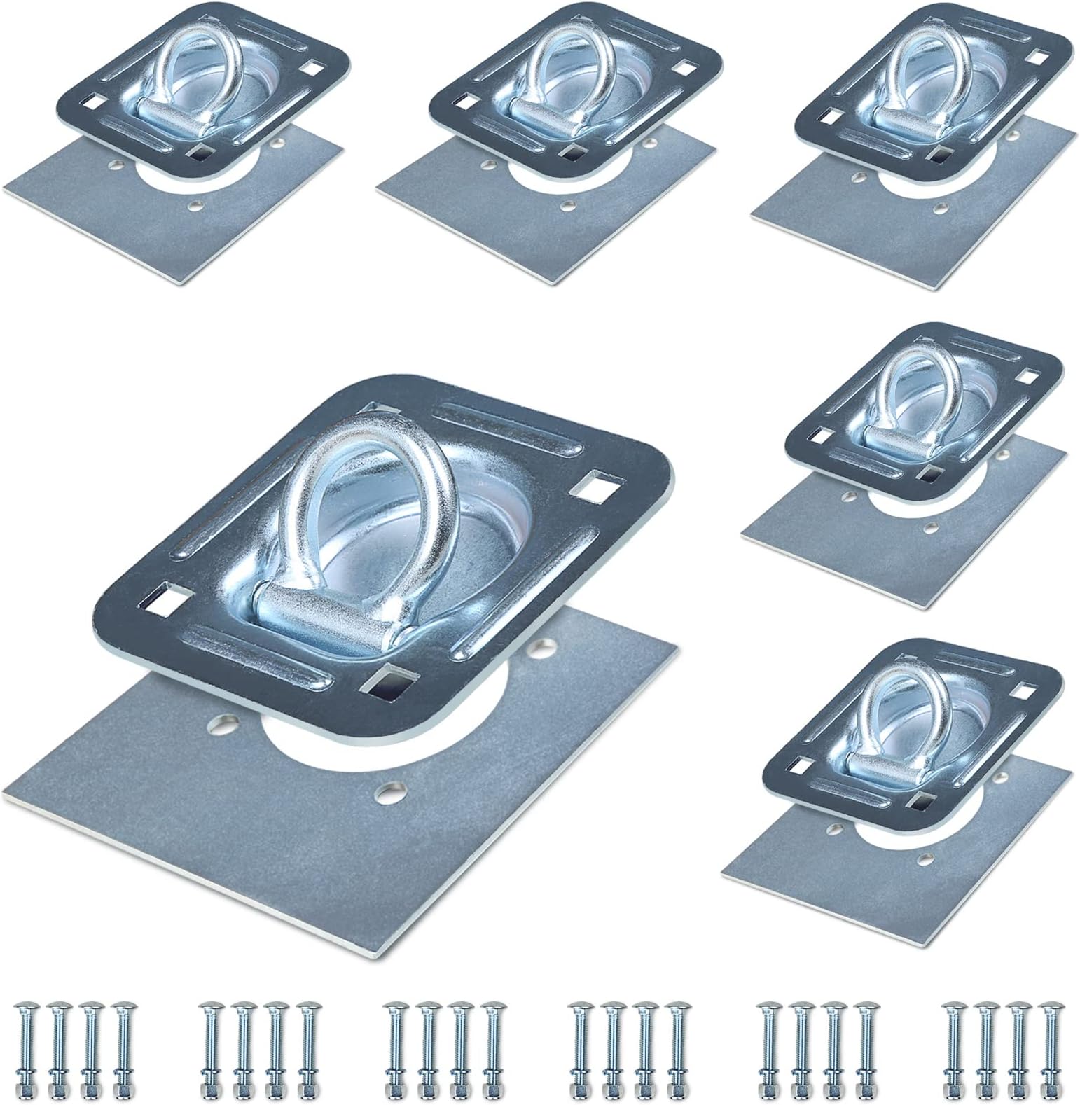 Amazon.com: Gripon Pack of 6 - Recessed Tie Down Anchor with Heavy Duty ...