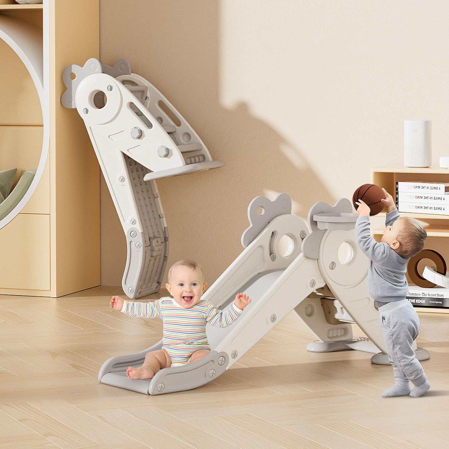 Amazon.com: BIERUM Toddler Slide, 3 in 1 Indoor Foldable Kids Slide for ...