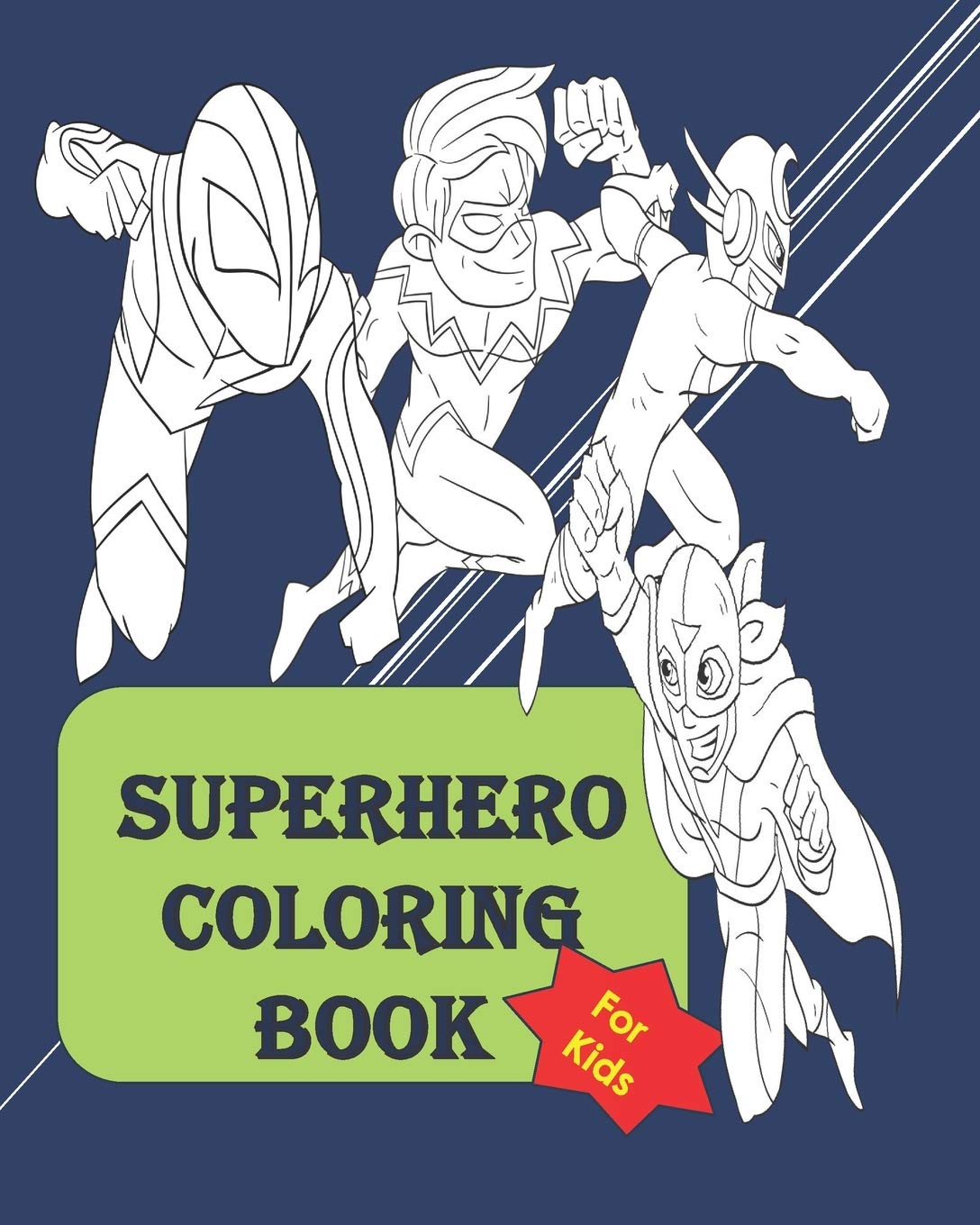 Kids Superhero Coloring Pages For Kids