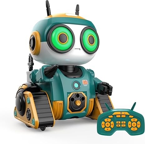 Amazon.com: Holyton Robot Toys for Kids, Rechargeable Remote Control ...