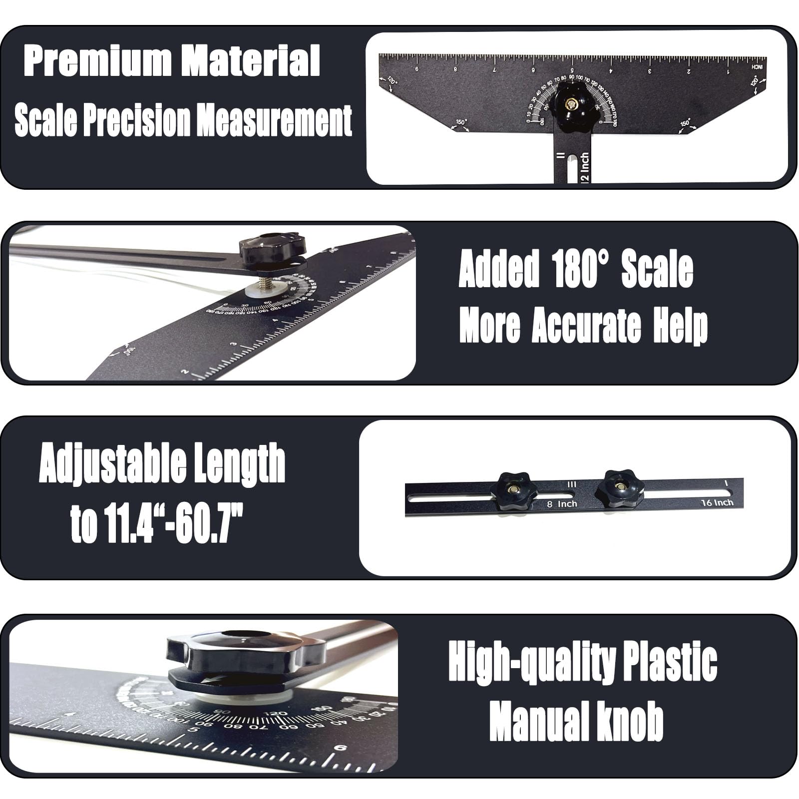 Snapklik.com : Stair Tread Template Tool, Framing Square Stair Tread ...