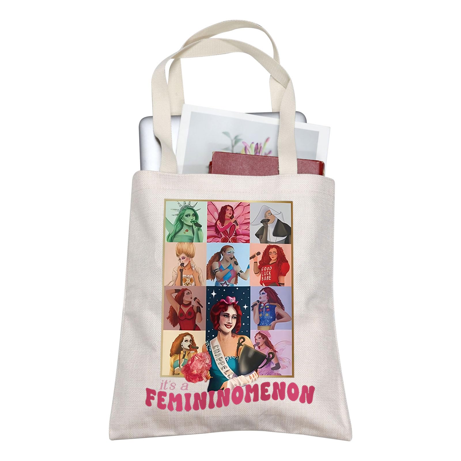 Snapklik.com : Singer Merch Singer Album Tote Bag Its A Femininomenon ...