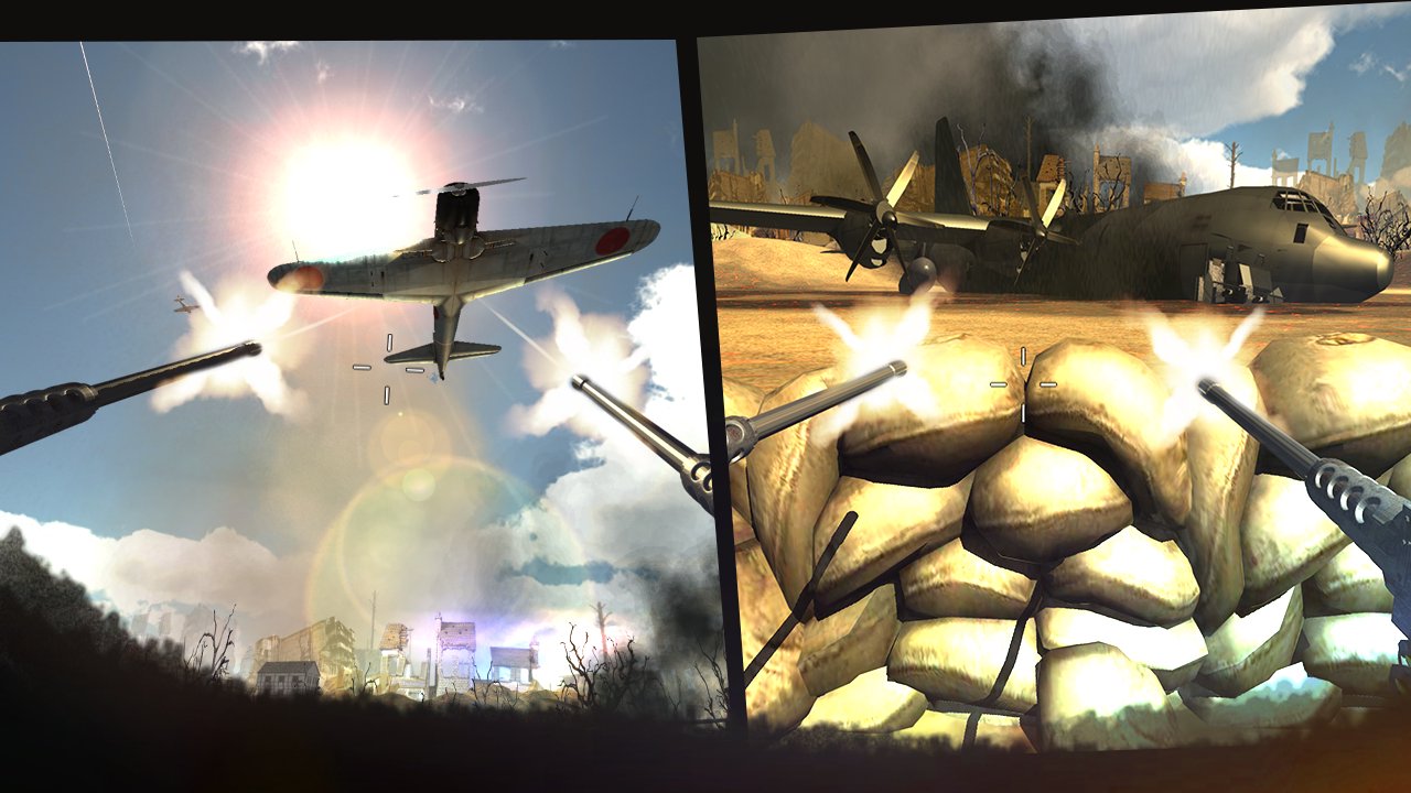 Anti Aircraft Gunner Battle Gunship Operation Gun Strike Clash War ...