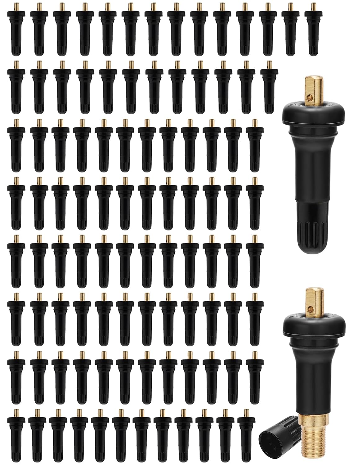 Amazon.com: TAUTOY 100 PCS TPMS 17-20008 Snap-in Tire Pressure Sensor ...