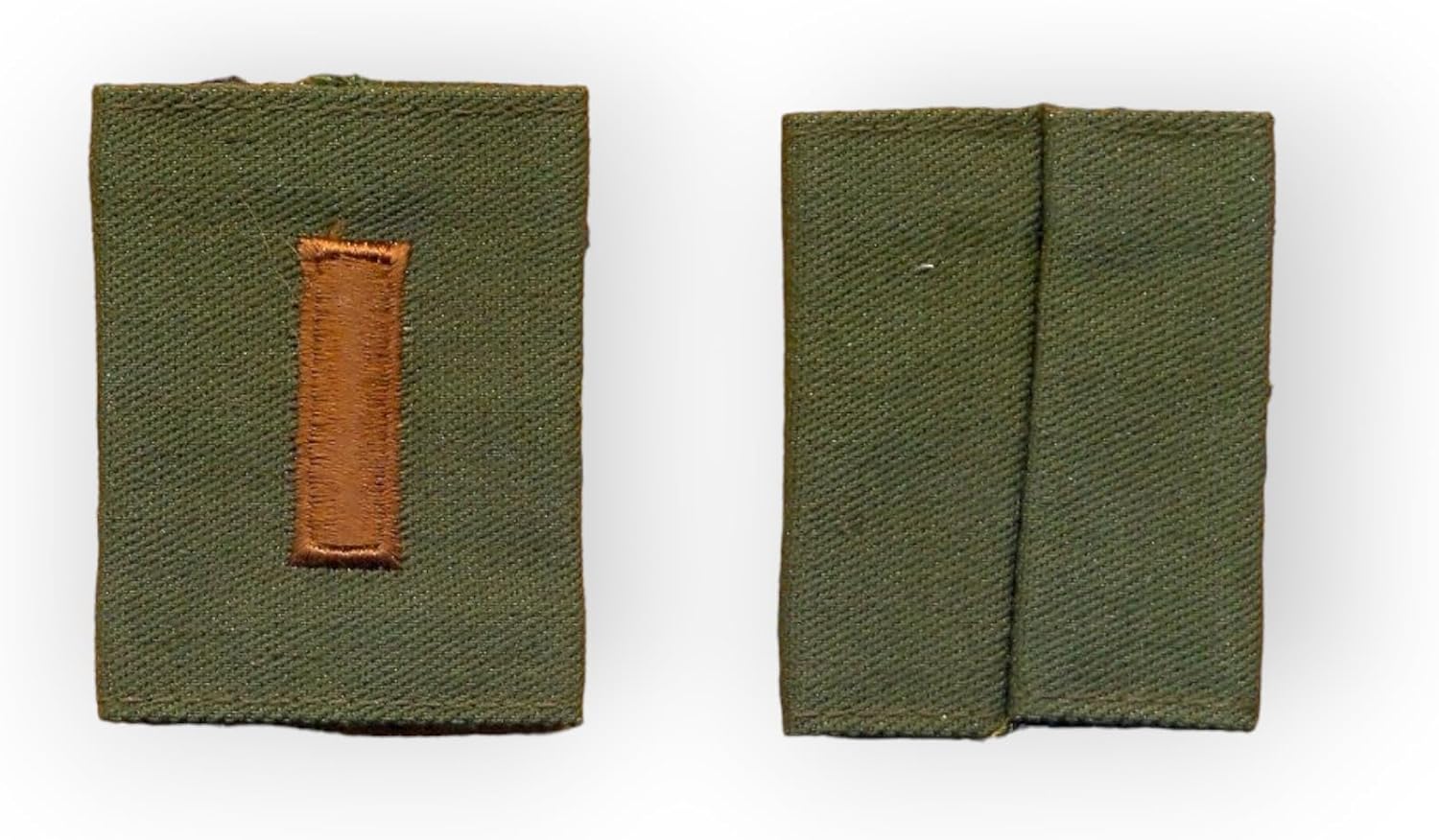 Amazon.com: USAF 2nd Second Lieutenant 2LT 0-1 OD Green, Brown Slip on ...