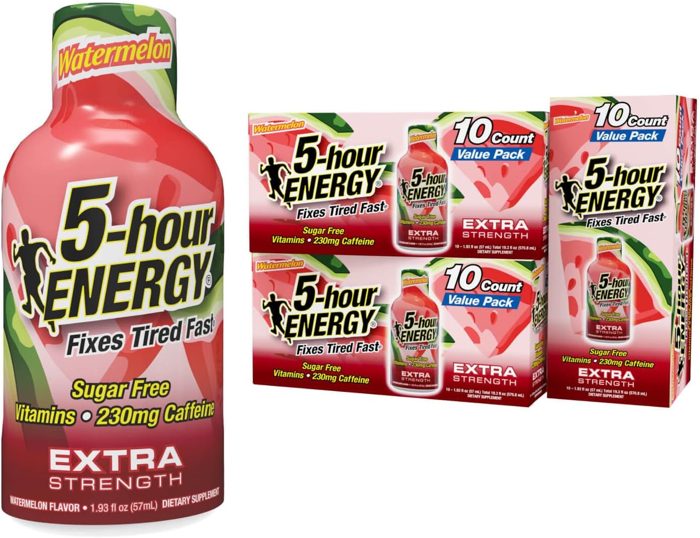 Amazon.com : 1 Shot Energy Chews | Toxic 'Sour' Limeade ft. Ghosts of ...