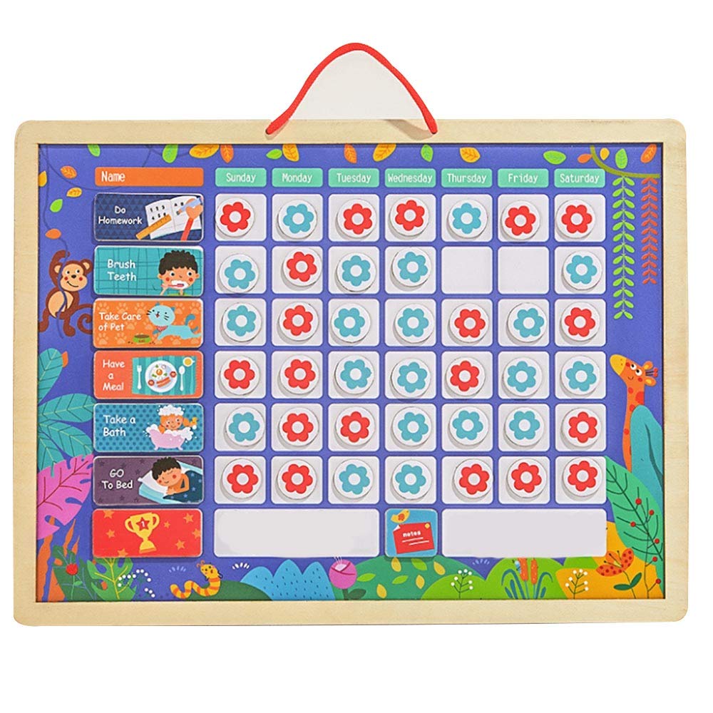 My Responsibility Chart Magnetic Reward Chore Chart Kids Behavior Chart ...